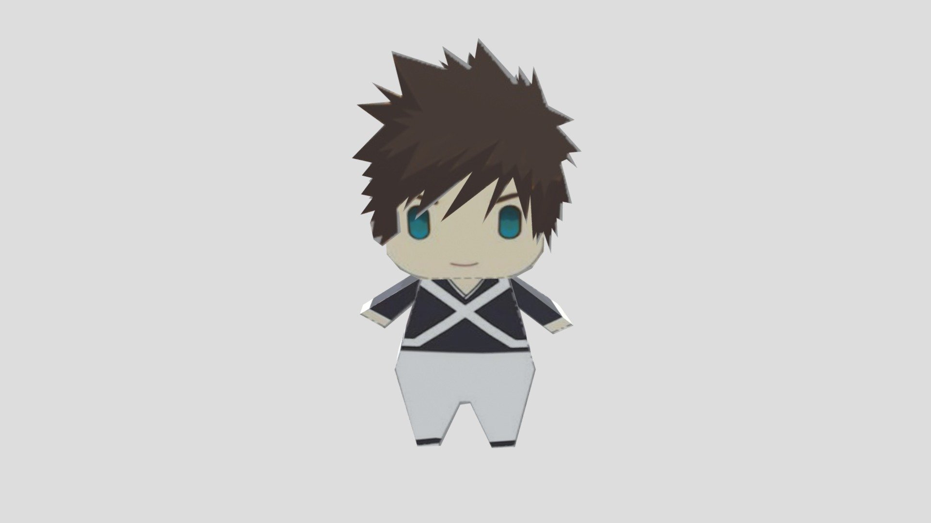Paper Chibi Character - 3D model by Gormtrooper [002e8b2] - Sketchfab