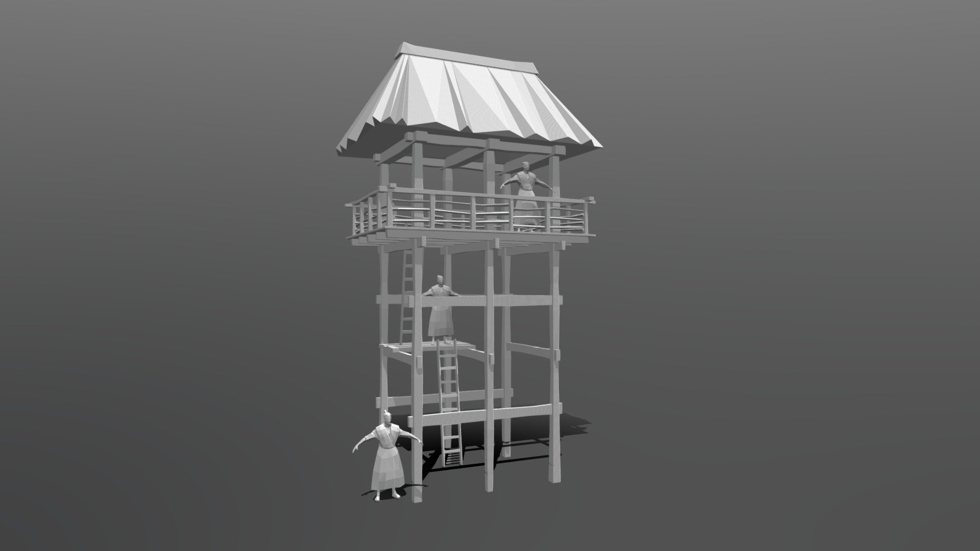 Watchtower All - 3D model by andrei.arhir [003046a] - Sketchfab