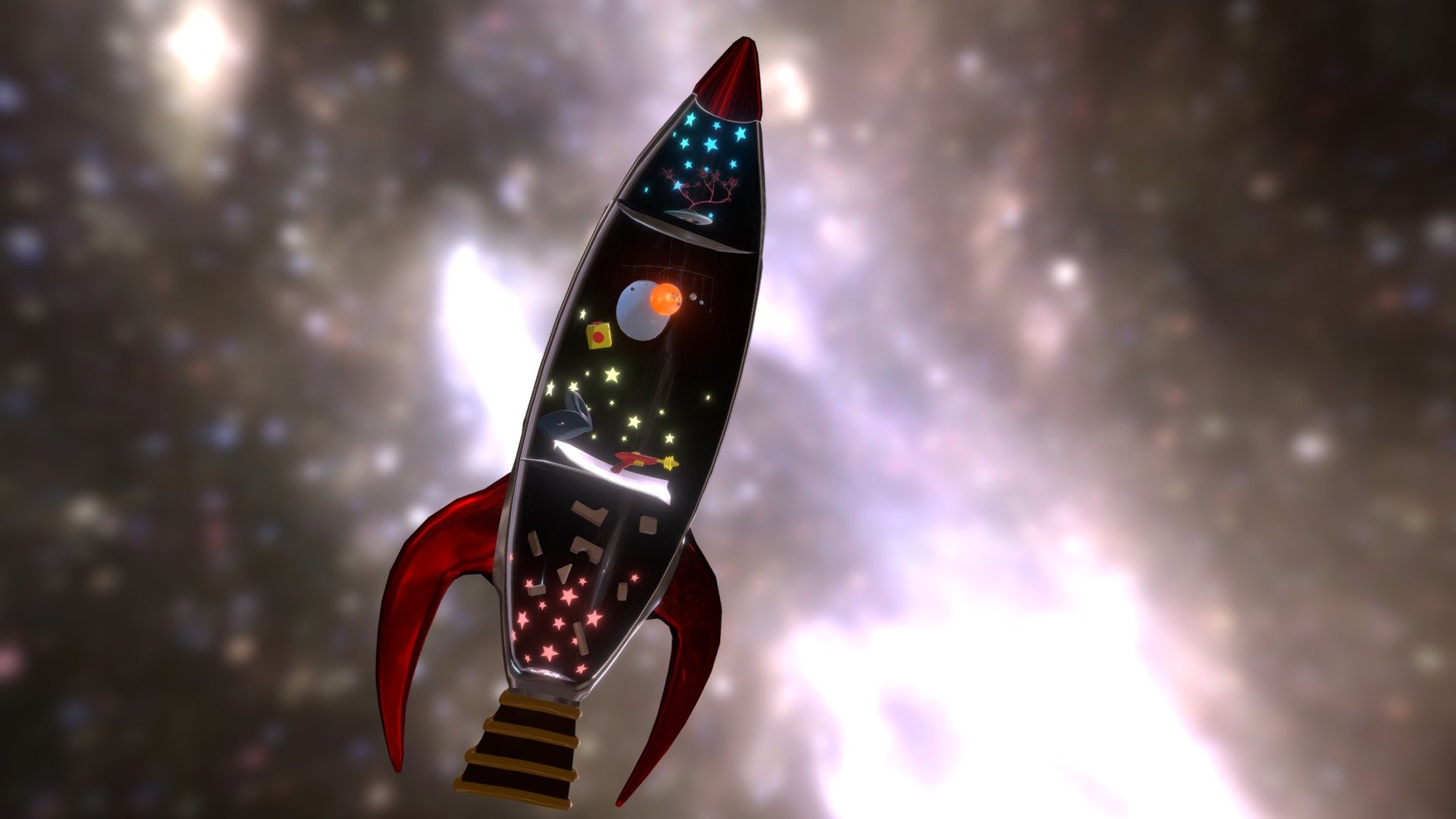 Rocket Ship Final - 3D model by srgnt [0031eb0] - Sketchfab