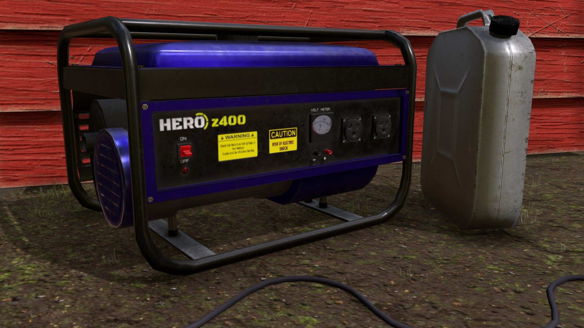 Electric generator - 3D model by cranberrymk [0032c28] - Sketchfab