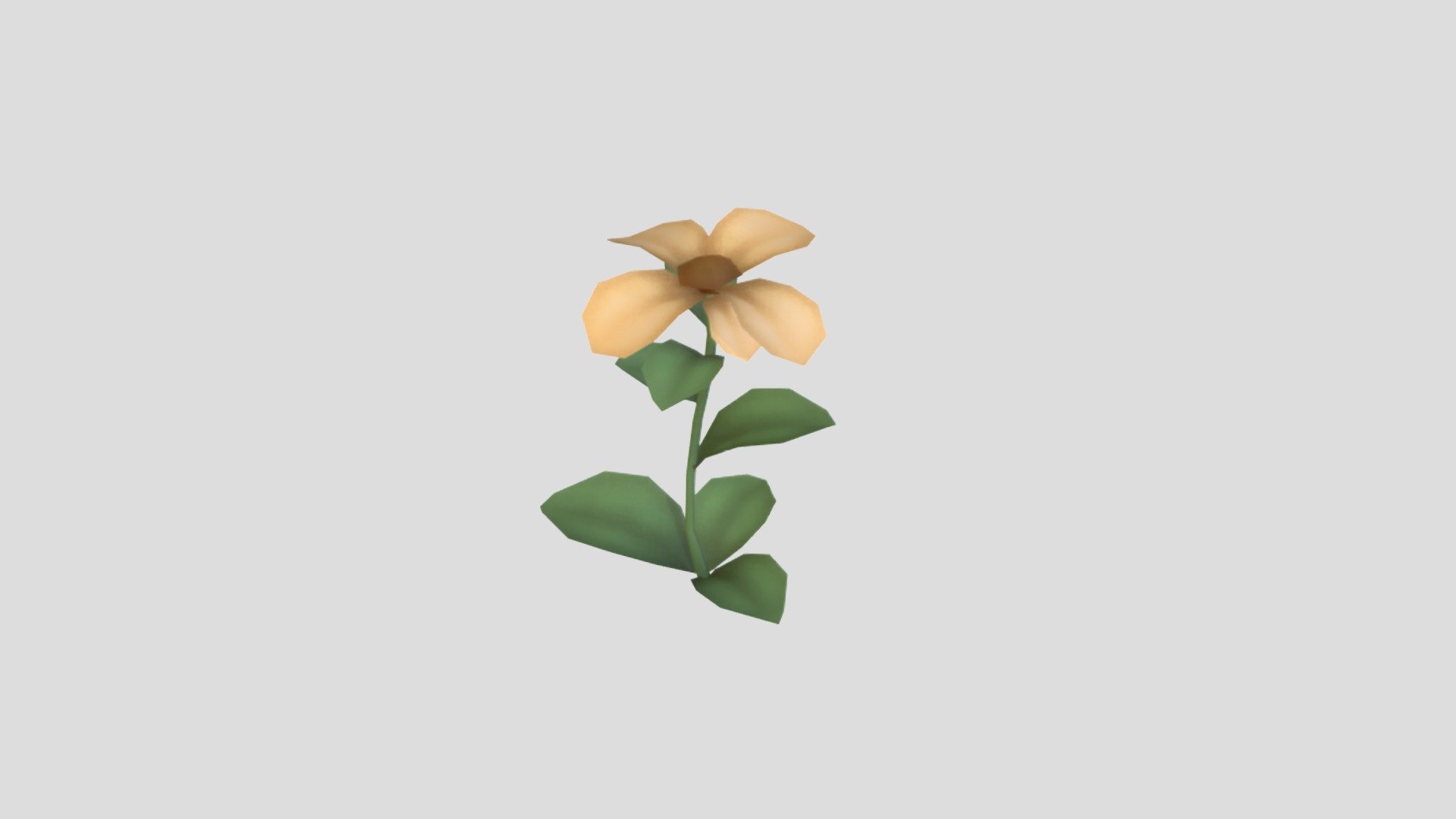 Flower lowpoly - Download Free 3D model by Animesh Store (@animeshstore ...