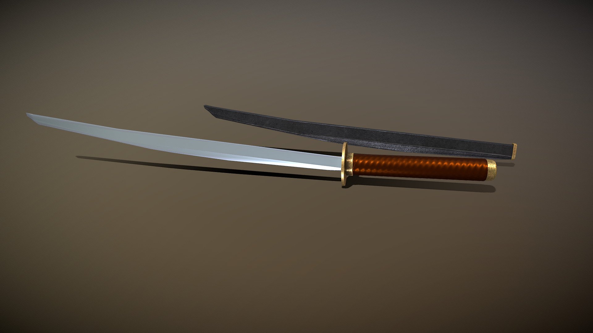 Simple Katana - Buy Royalty Free 3D model by Thunder (@thunderpwn) [0035920] - Sketchfab Store