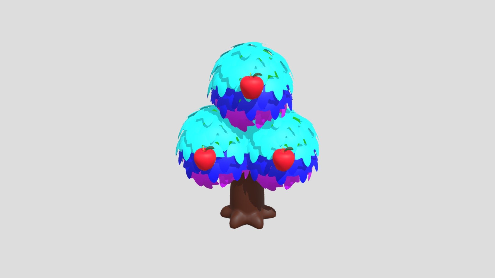 Animal Crossing Tree - Download Free 3D model by Mua (@mualab) [0037092 ...