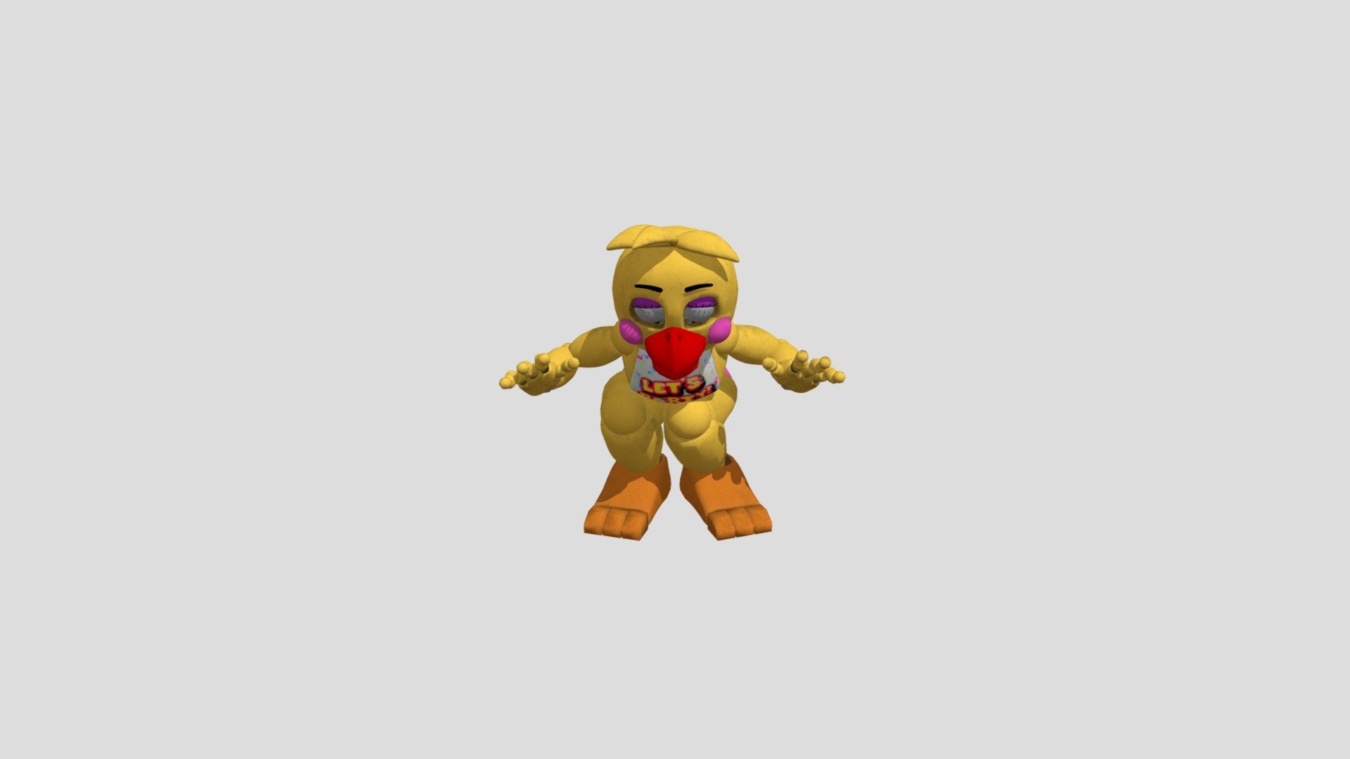 VR Toy Chica FNAFSFM1 - Download Free 3D model by kamdezbroz [00381ba ...