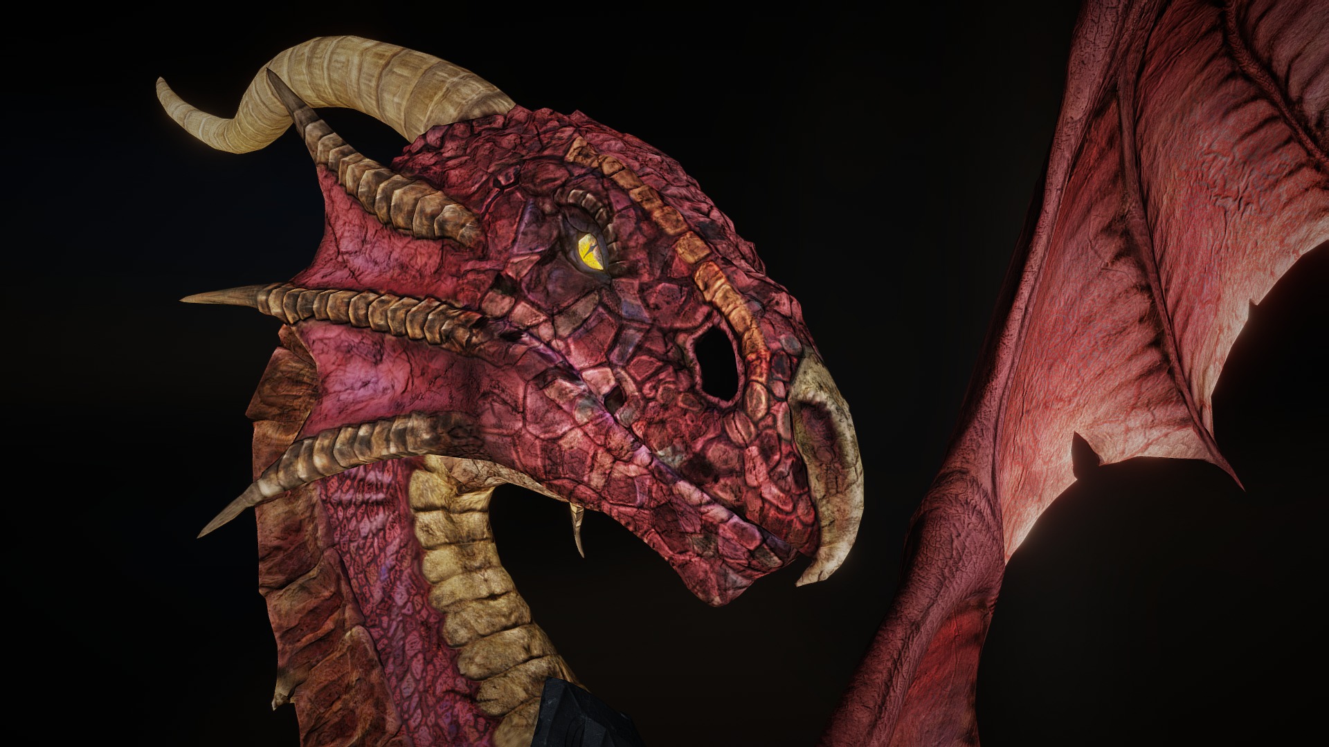 Red Dragon - 3D model by Rumen Petrov "Gumbata" (@rumenpetrov.6 ...