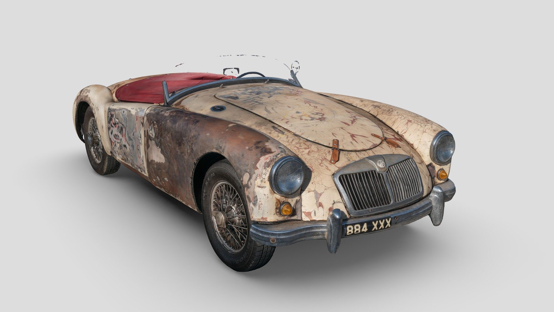 MG A - Vintage Sports Car - RawScan - Buy Royalty Free 3D model by Mikhail Volkov (@mgv ...