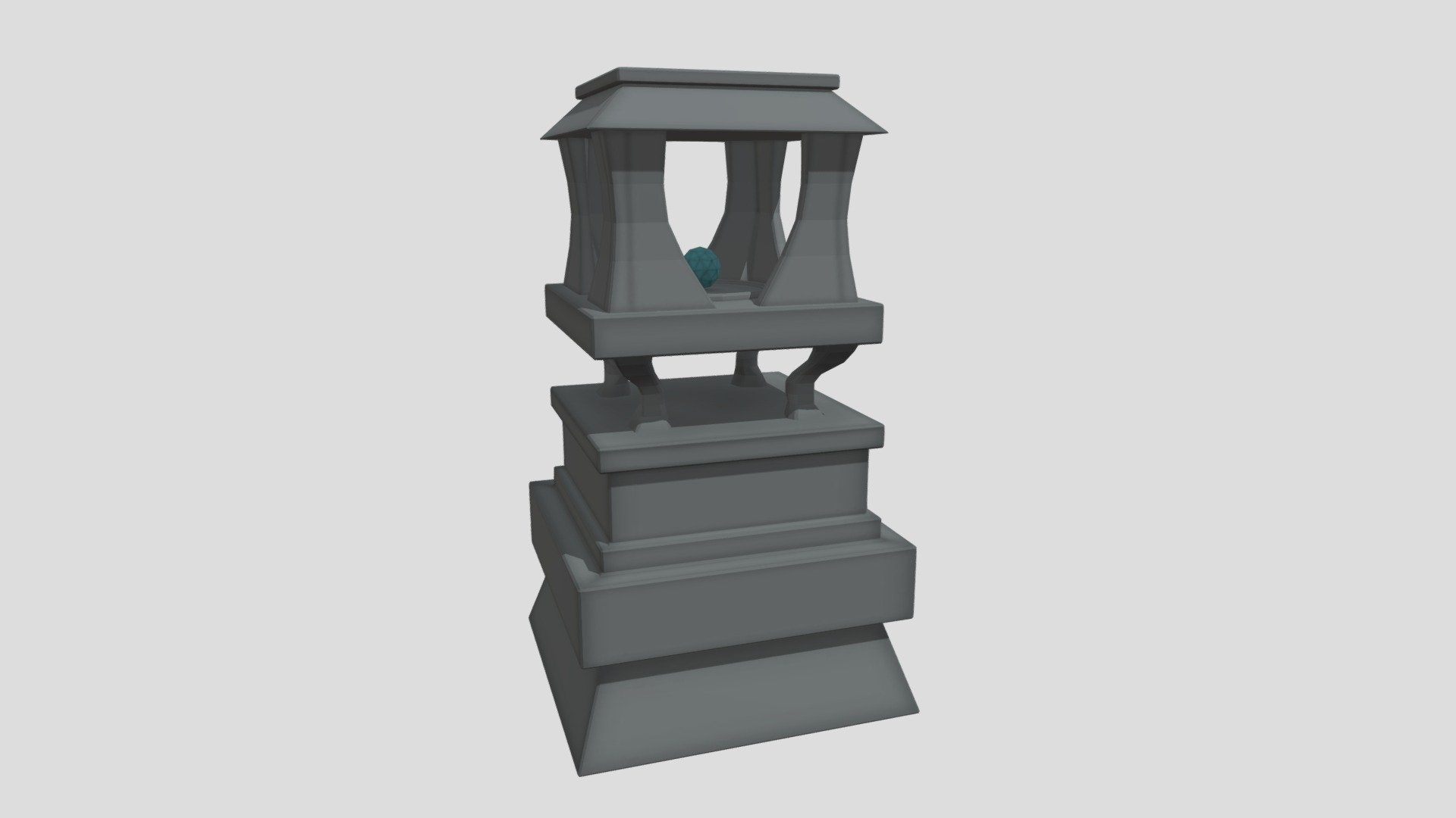 Stone Lantern - Download Free 3D model by Rollauf (@Rolfernoid ...