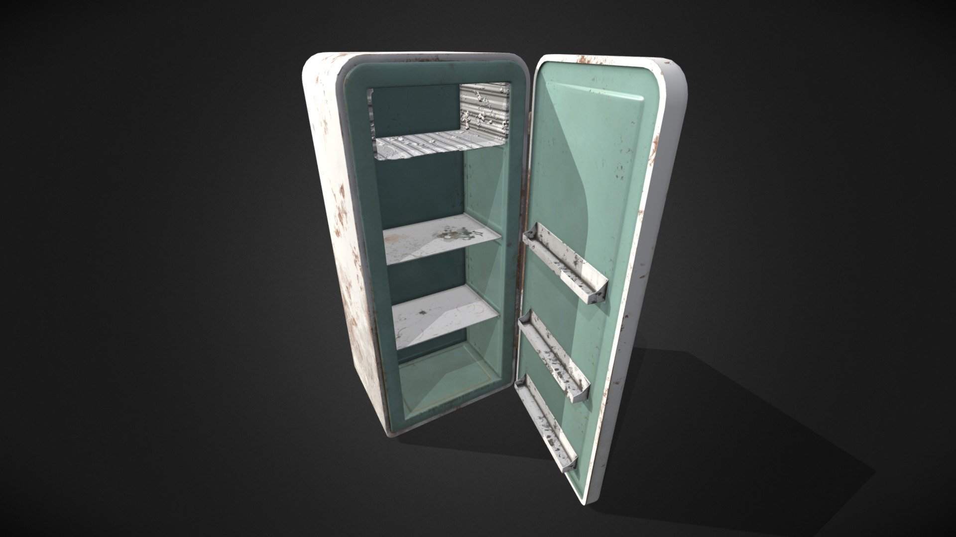 old fridge - Download Free 3D model by monkeypunk.studio [003c29d ...