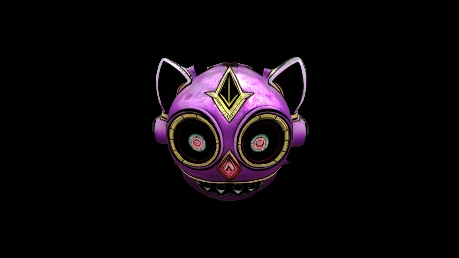 Happy Mask 540 - Download Free 3D model by klrxyz [00406a4] - Sketchfab