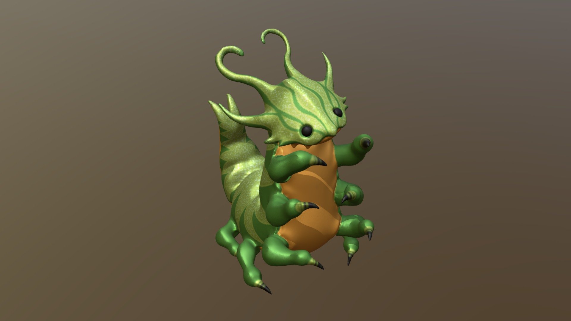 Caterpillar - 3D model by EszterSolymosi [0040b57] - Sketchfab