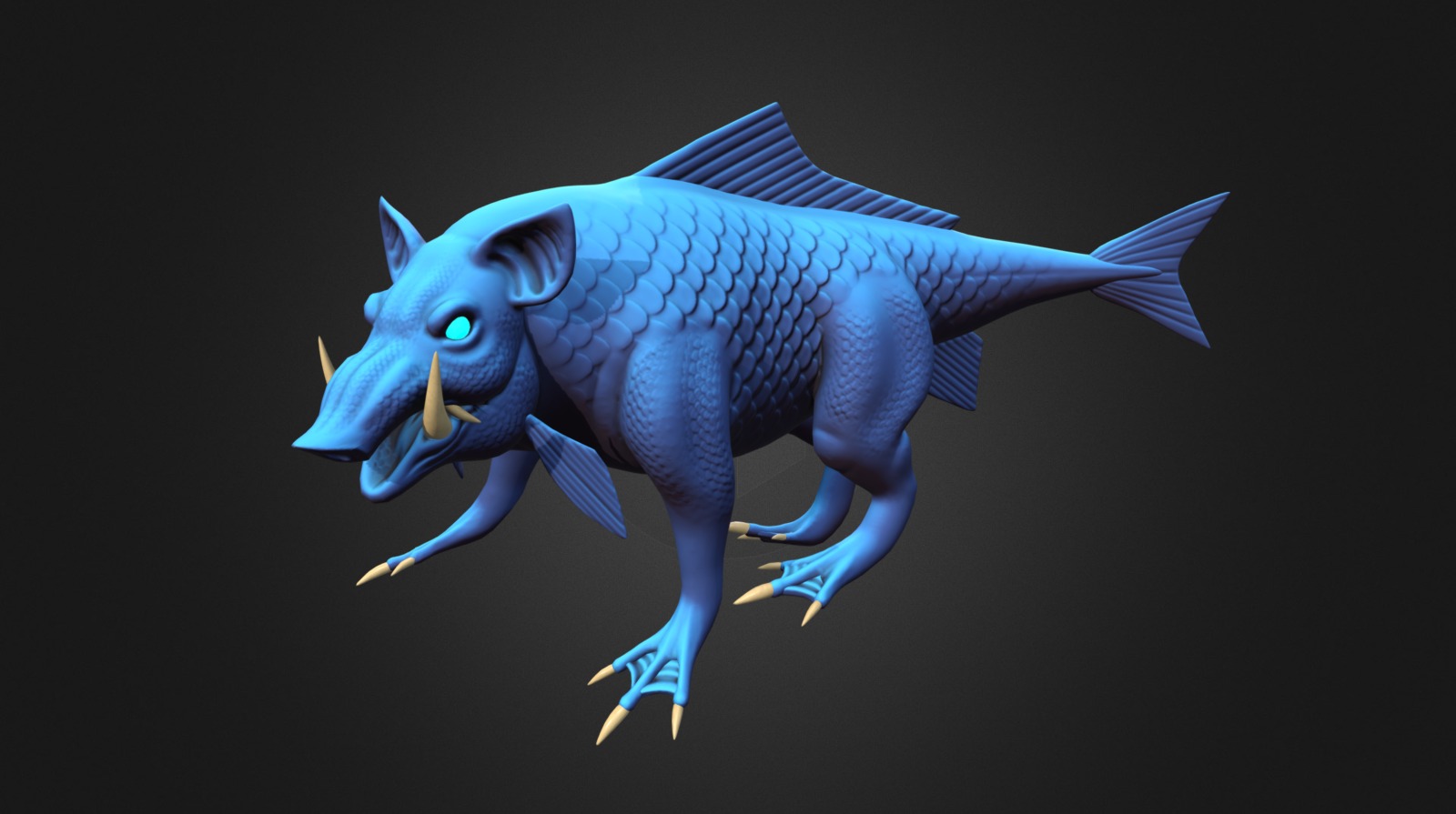 Sea Beast - 3D model by gbensonart [0041217] - Sketchfab