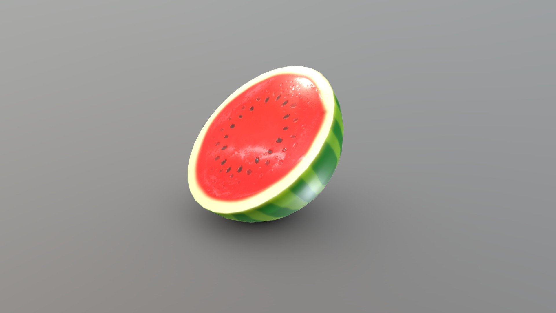 Watermelon - 3D model by Chaitanya Krishnan (@chaitanyak) [0043afd ...