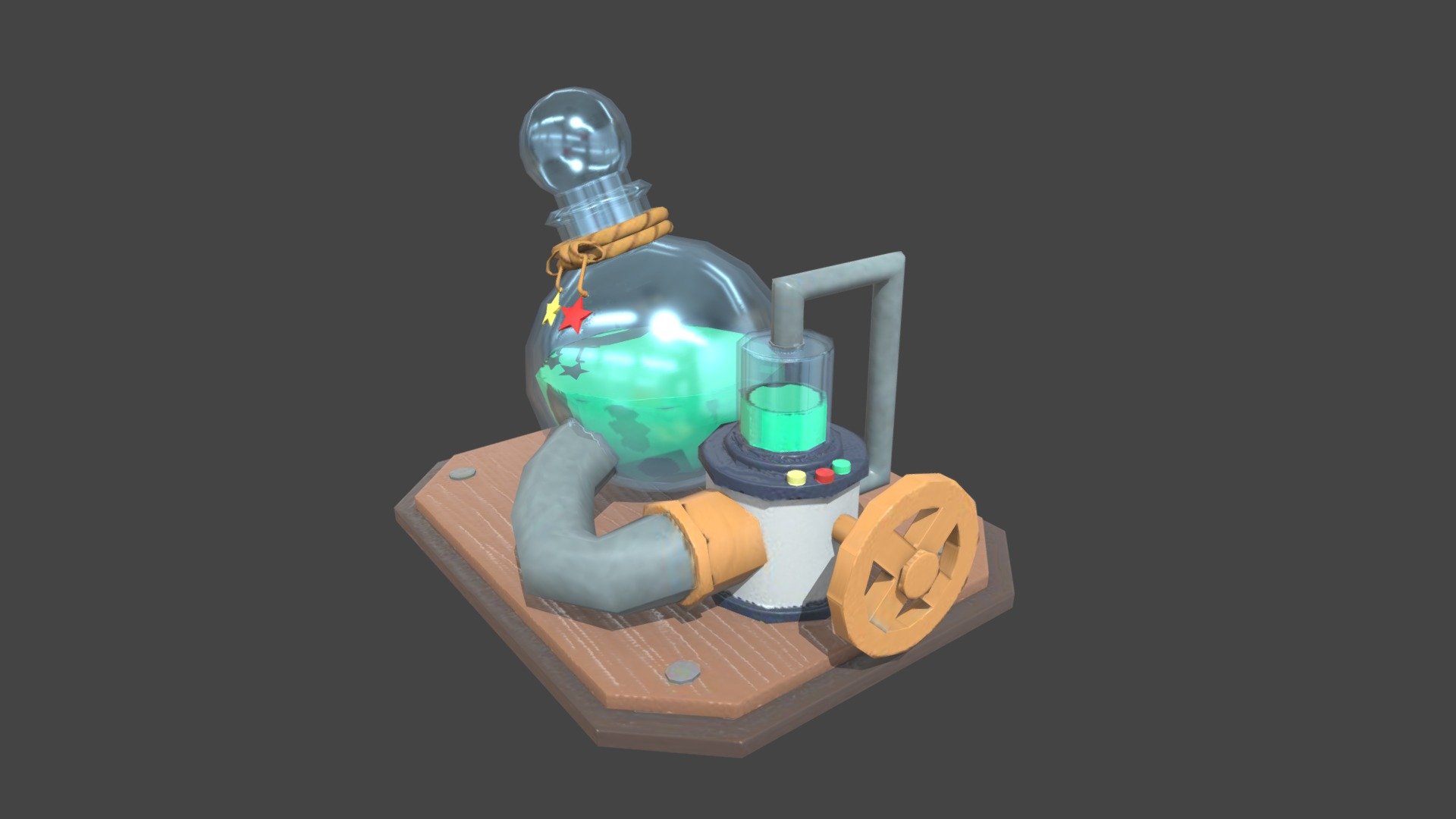 Potion - Textured - 3D model by cmcgroarty [0044093] - Sketchfab