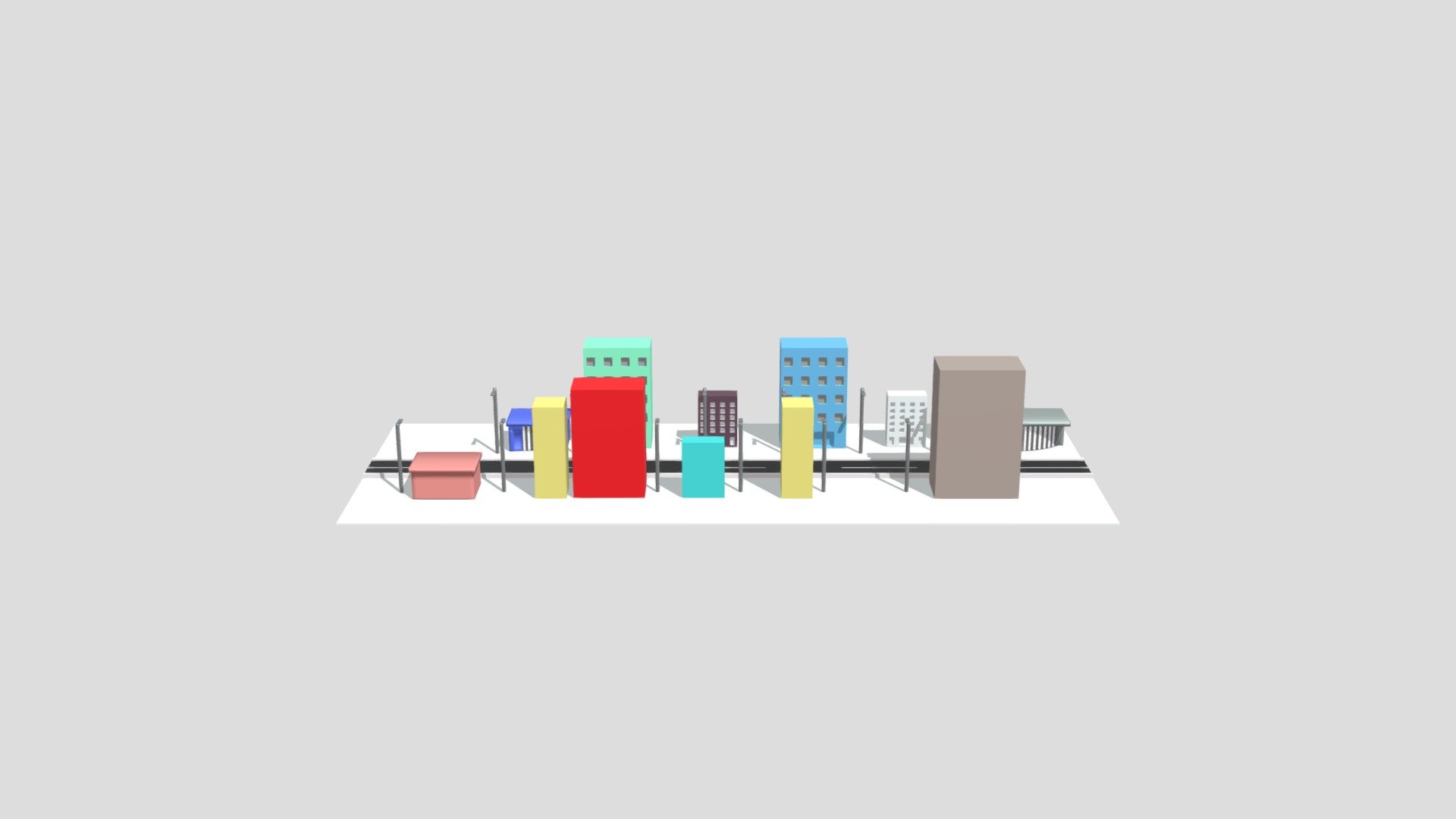 low town - 3D model by ayan.studio.h [00443c6] - Sketchfab