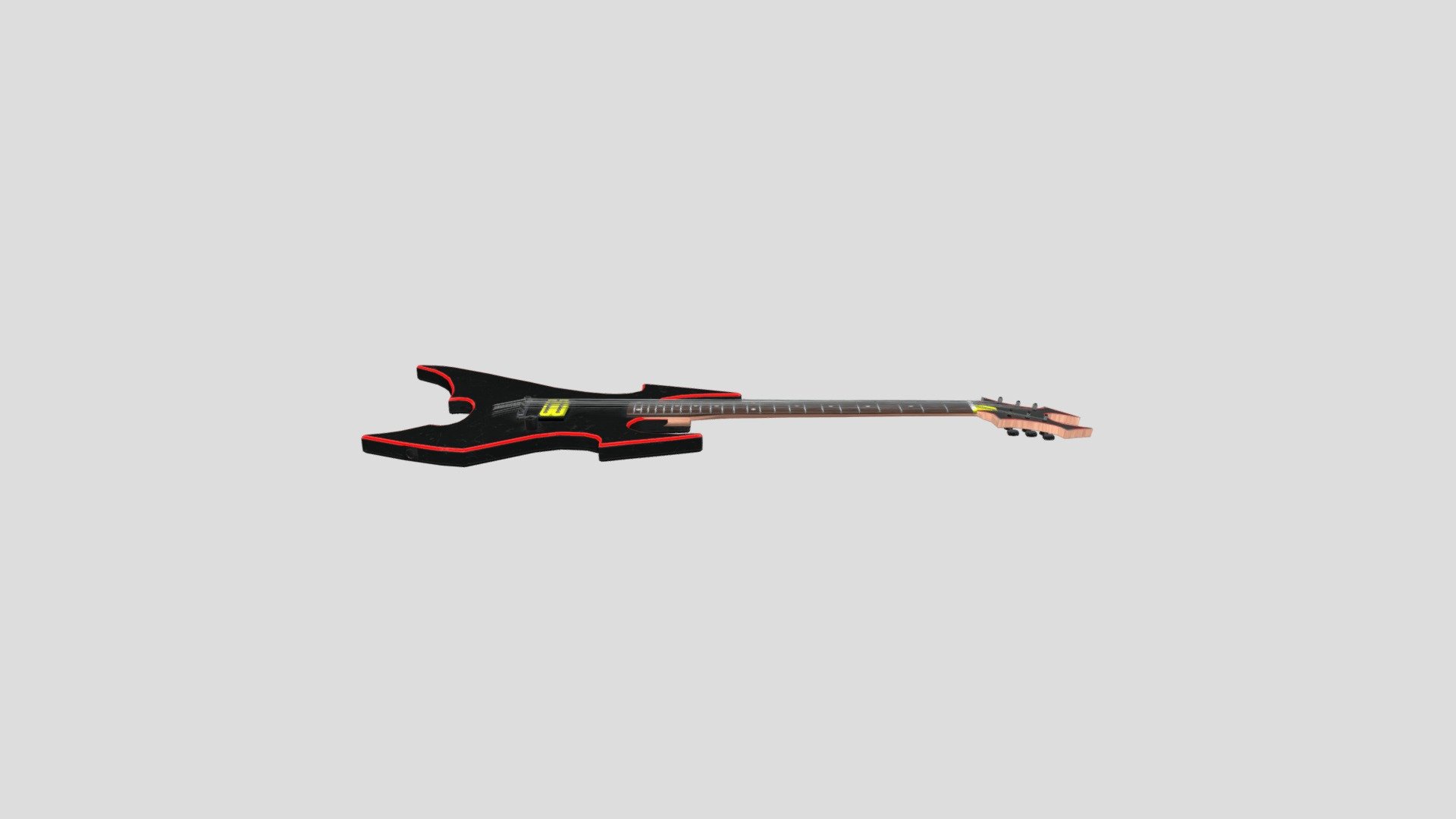 Low-Poly Electric Guitar - 3D model by Razorshart [0045aae] - Sketchfab