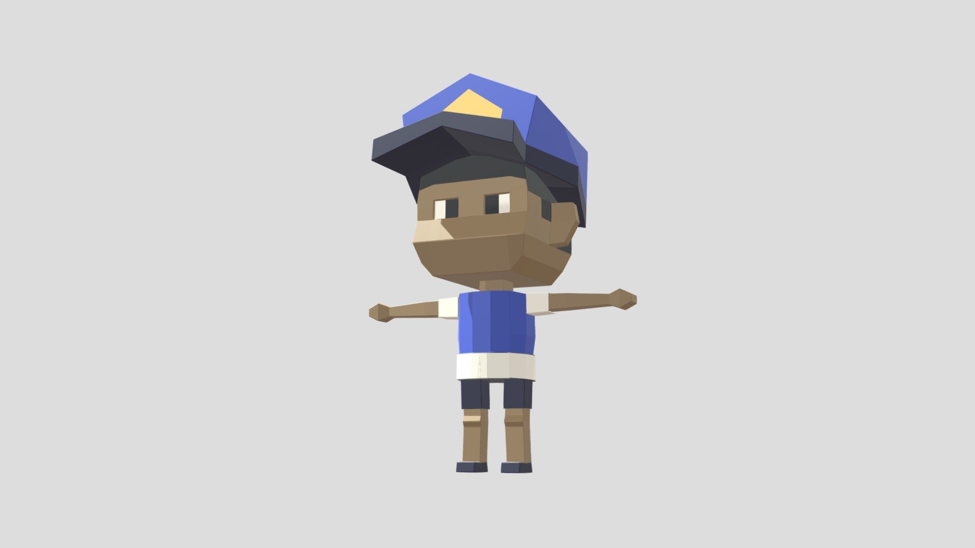 The boy-lowpoly - Download Free 3D model by hamii226 [0047a34] - Sketchfab