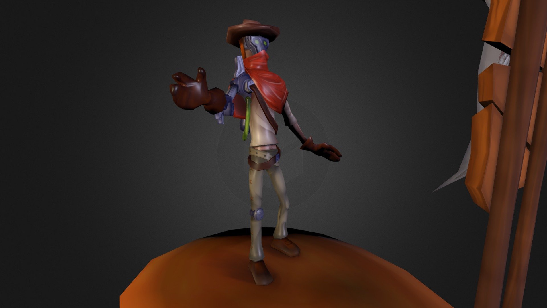 Goo Gunners Cowborg - 3D model by MonZombo [00492f8] - Sketchfab