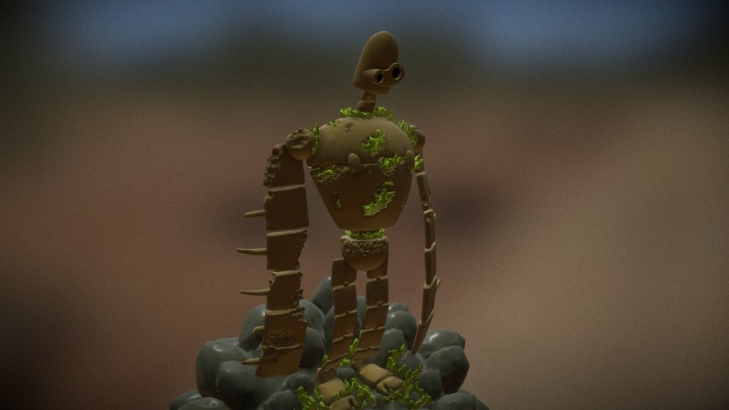 Laputa Robot - Download Free 3D model by kevincfy [004e9f9] - Sketchfab