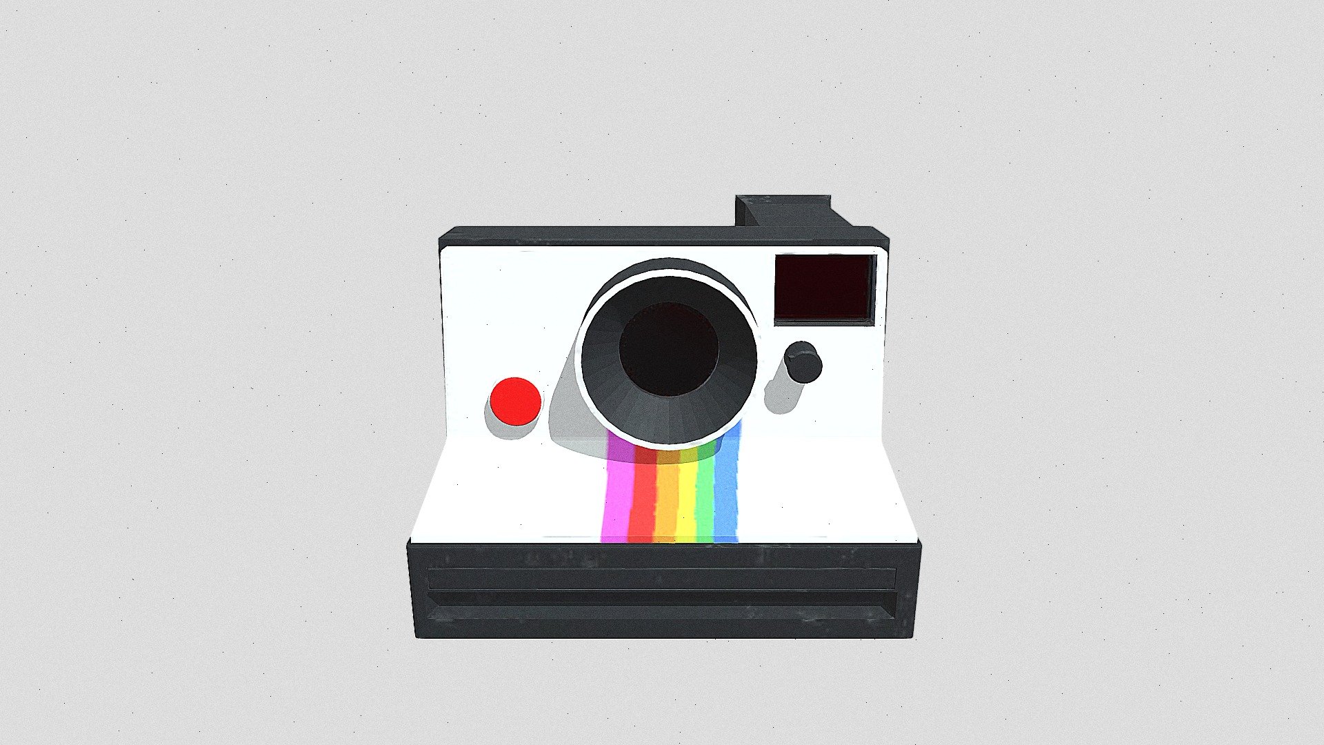vintage polaroid camera - Download Free 3D model by emenzies [004edfa ...