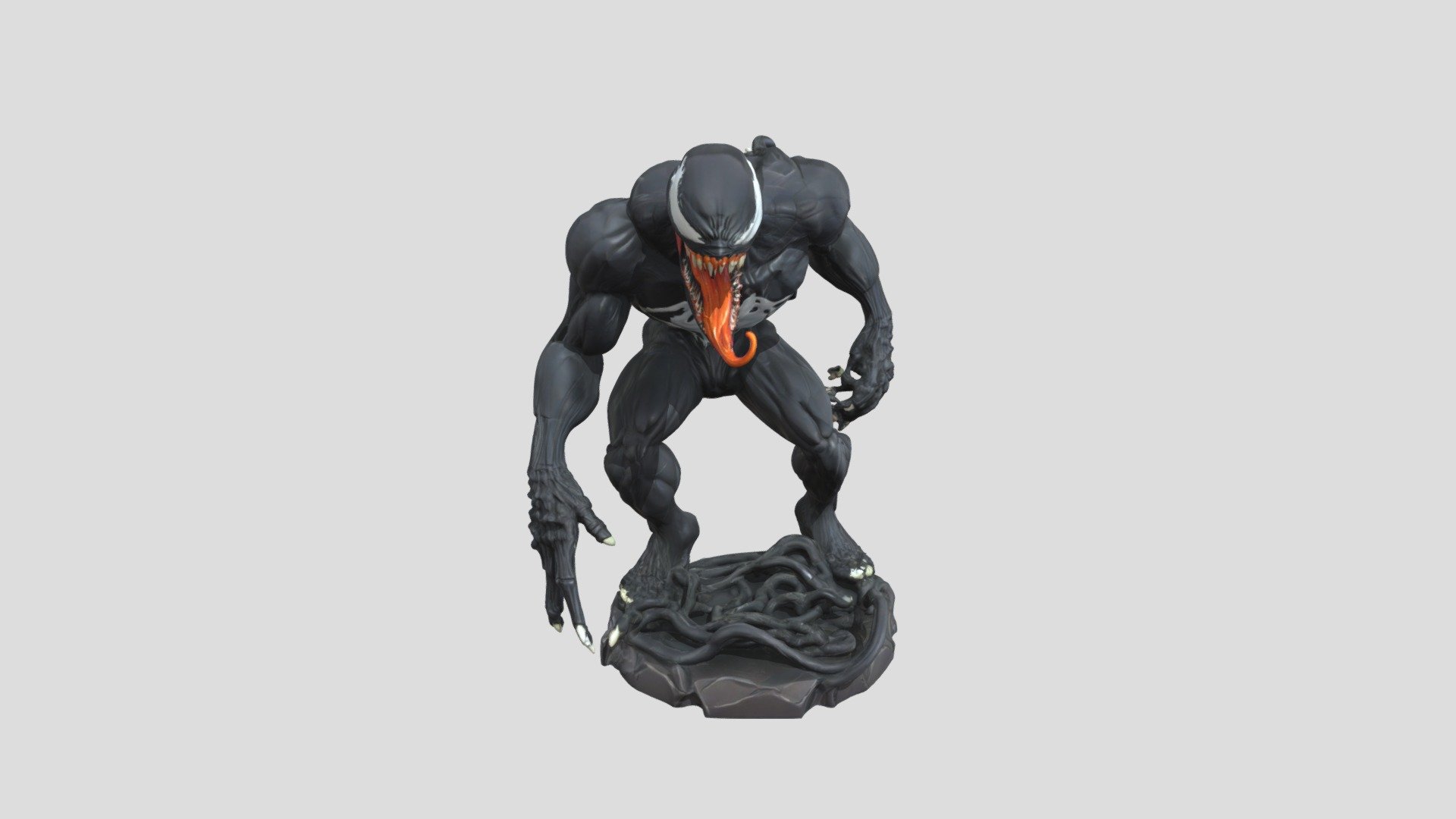 Highly detailed action figure of Venom - 3D model by FrandProductions ...