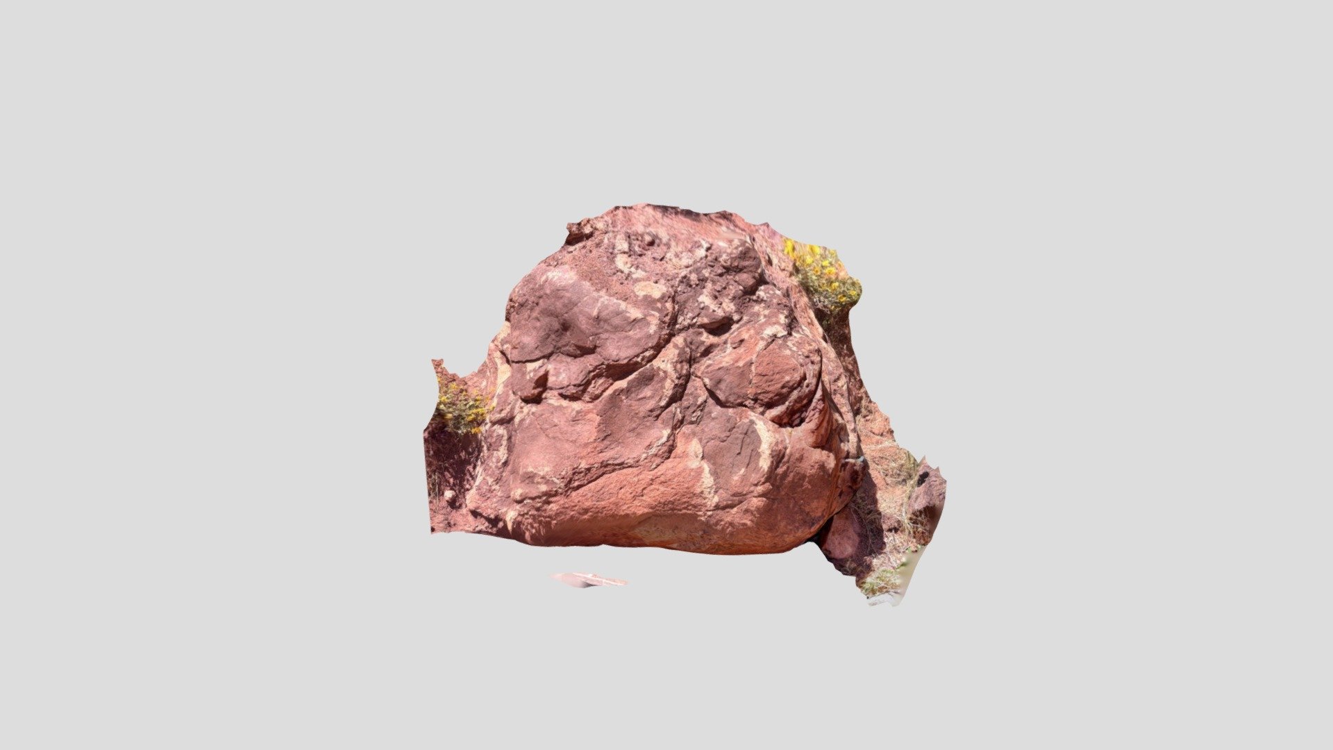 Red rock wall - Download Free 3D model by EtherealPsychonaut [0050947 ...