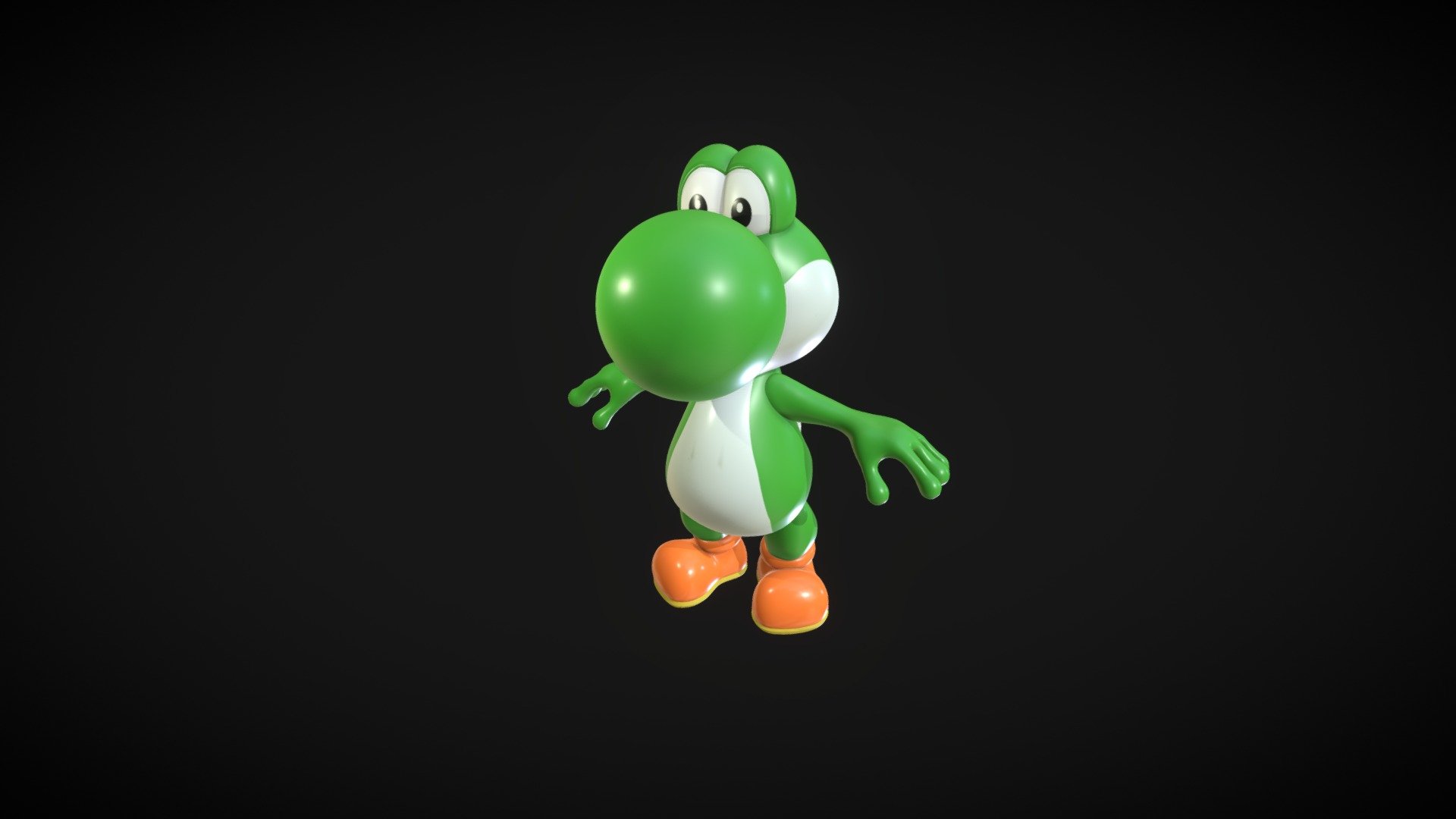 Yoshi - Download Free 3D model by manuelspk [0050f80] - Sketchfab