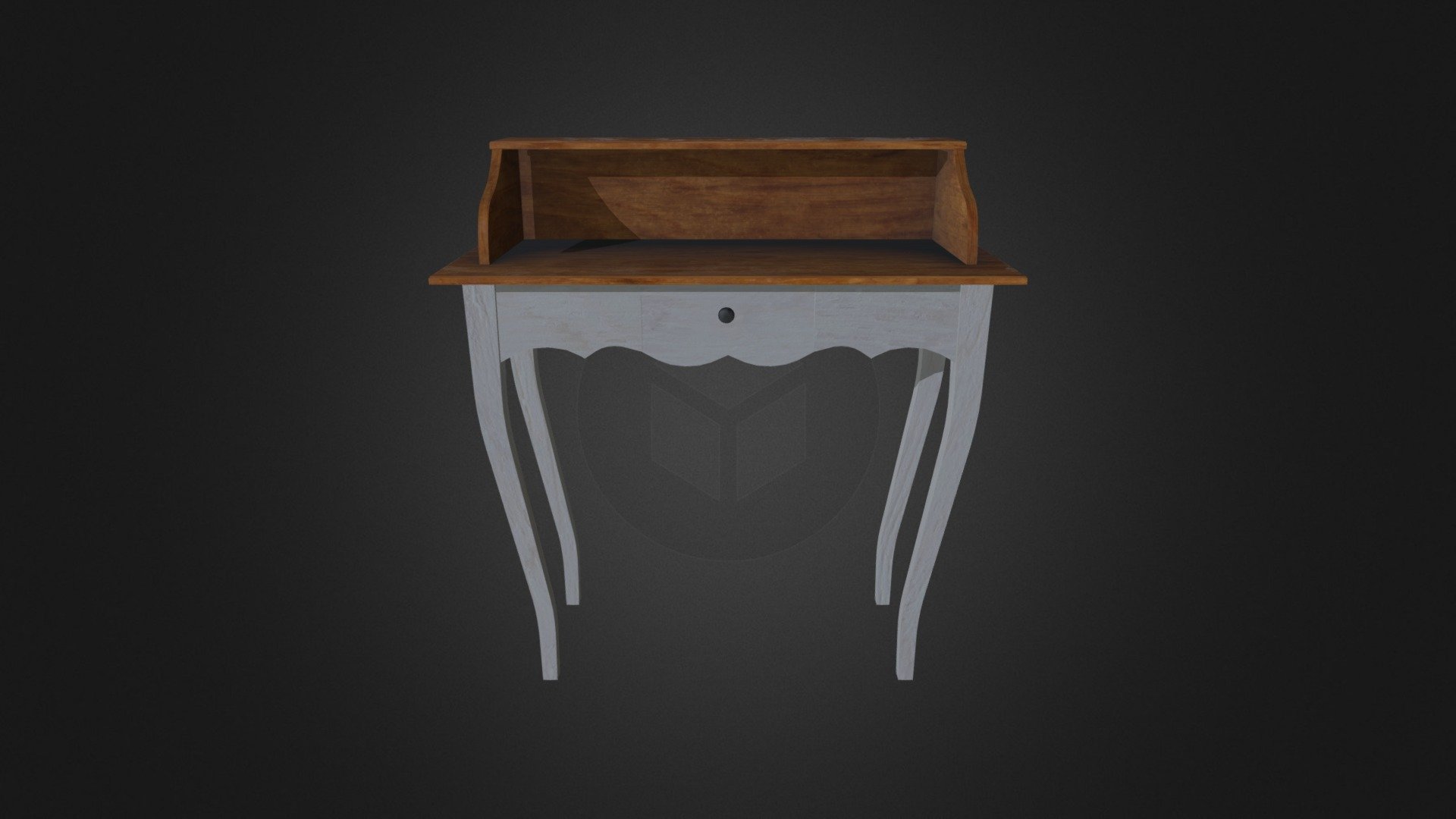 Antique wooden table. Victorian style. - Download Free 3D model by ...