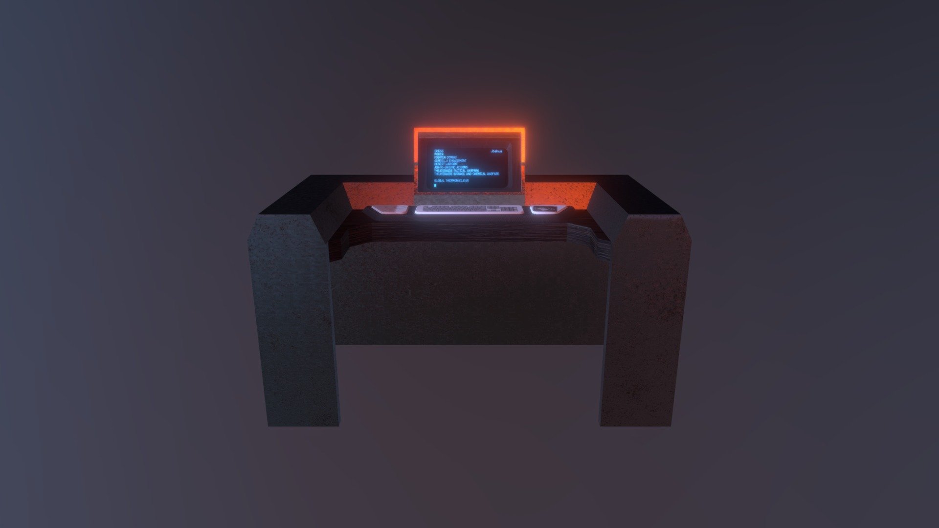 Retro Computer Station - 3D model by Josie_Calderone [0052560] - Sketchfab
