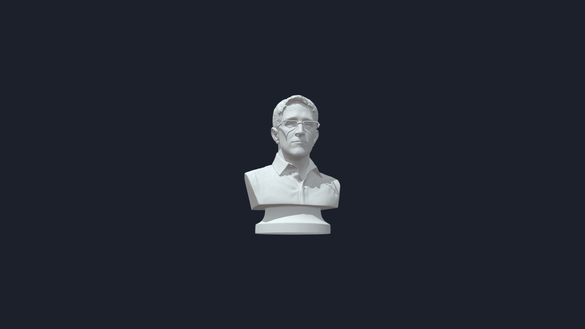 Edward Snowden Bust (ES_Bust_6in_1_5mm2-dec750) - Download Free 3D ...