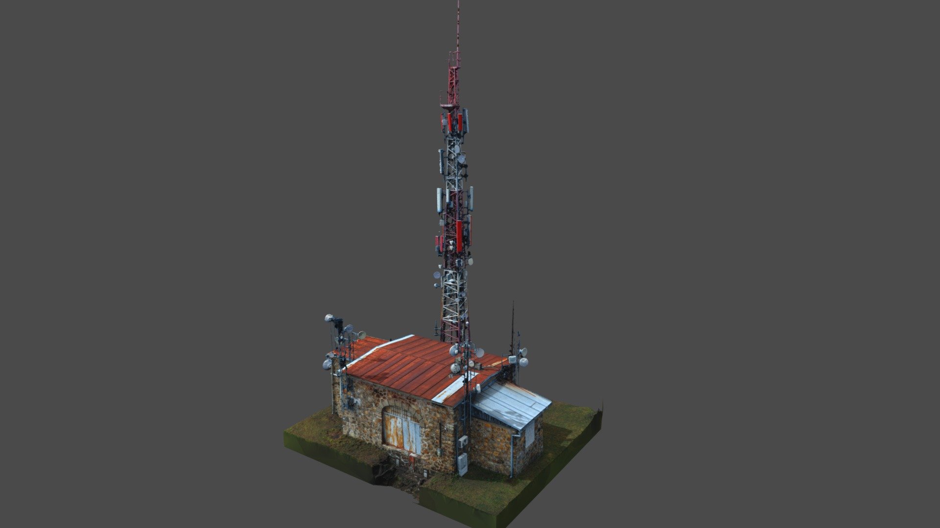 Cell Tower Siklov - 3D model by PANFOTO [0053508] - Sketchfab