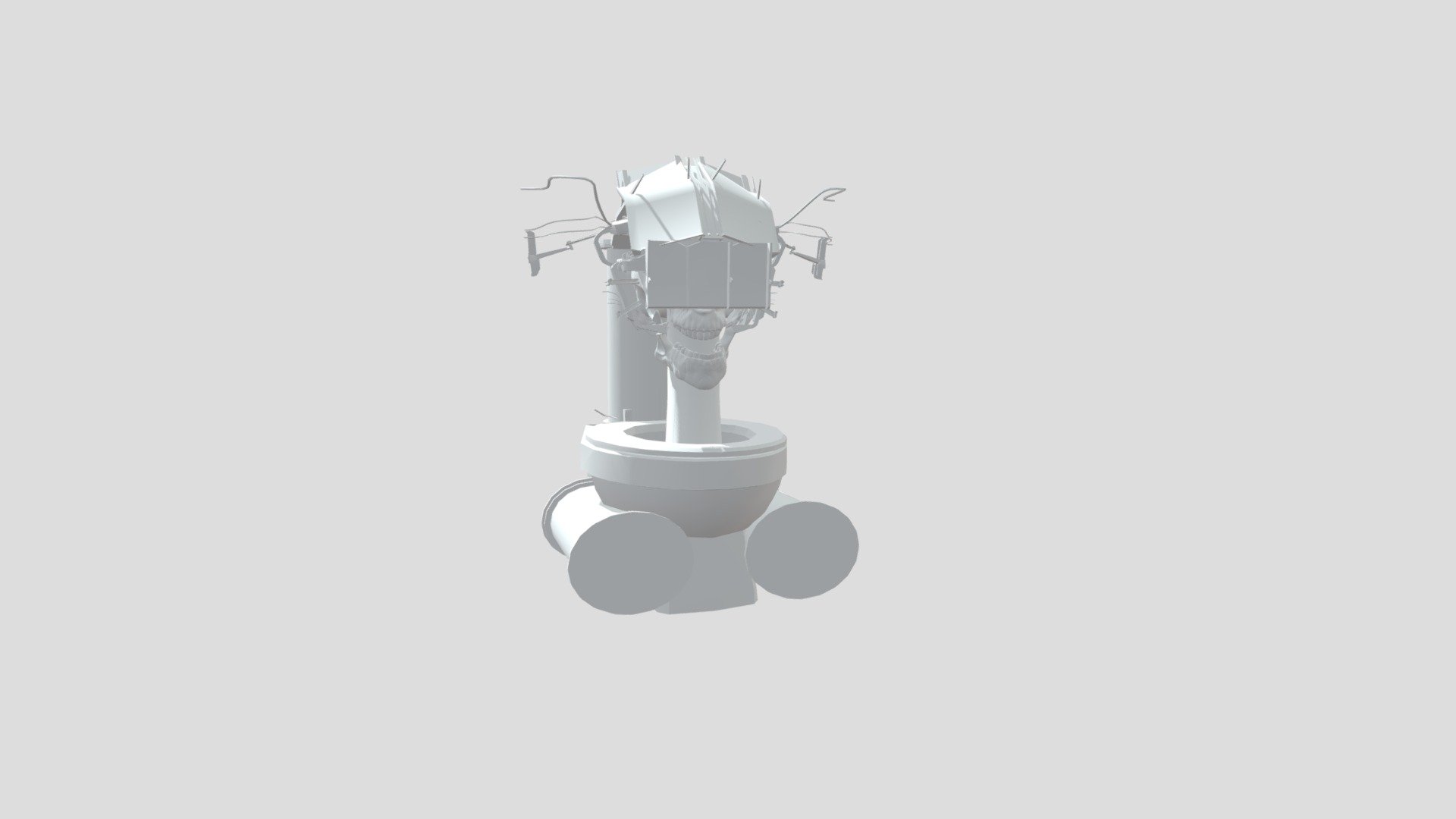 Skull Toilet (1) - Download Free 3D model by matinzaxo388 [005509b ...