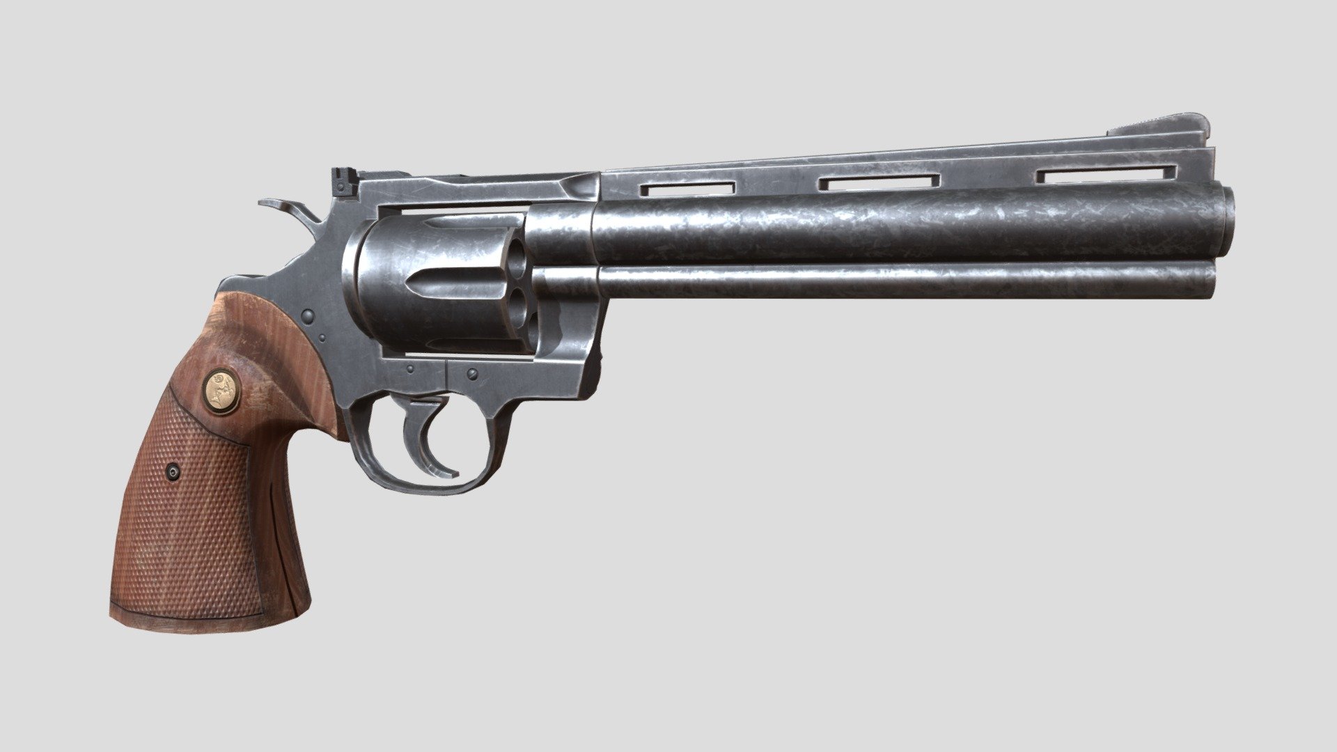 357Magnum (Game Ready) - 3D model by JesseQuartieri [0055858] - Sketchfab