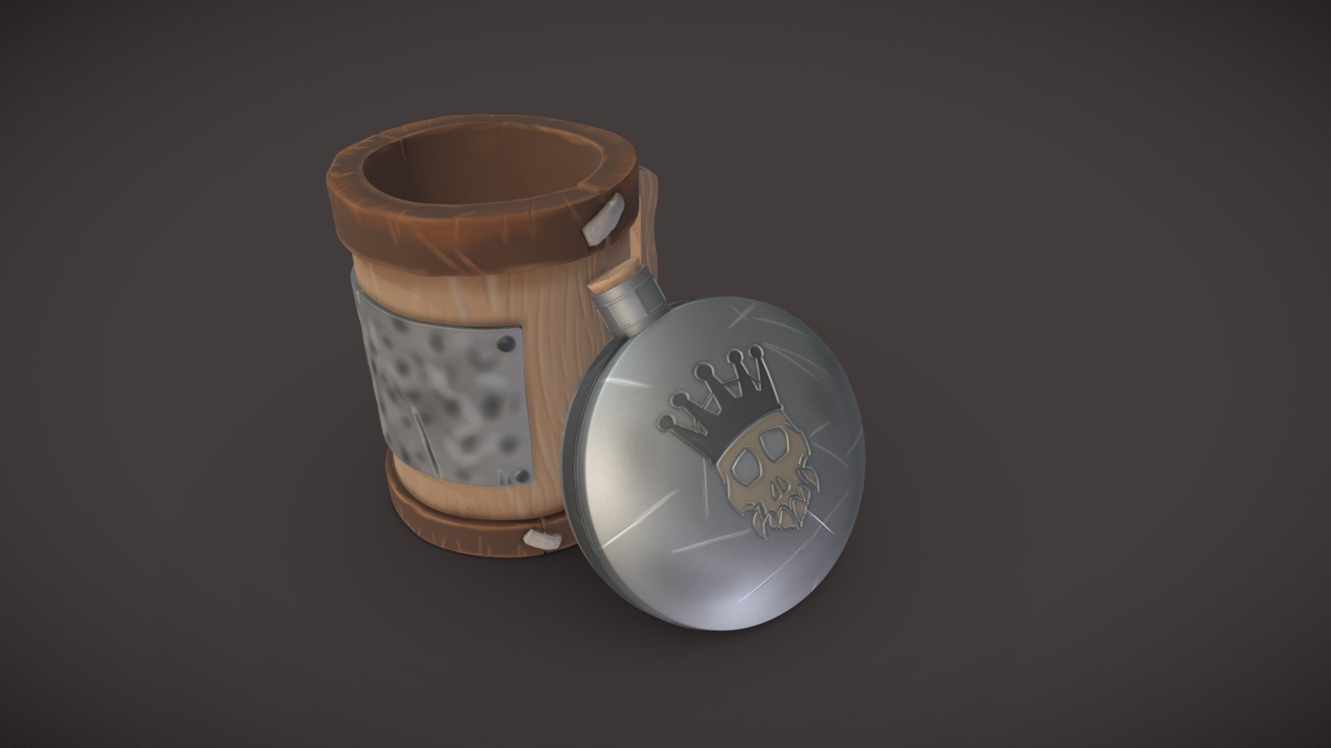Stylized Cup And Flask - Download Free 3D model by YannisTH [0056062 ...