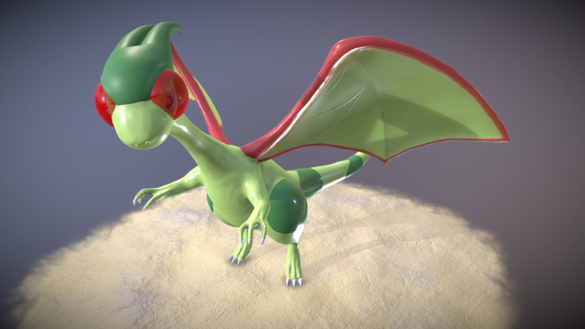 #330 Flygon - Buy Royalty Free 3D model by Frank Bere (@Frank.Bere ...