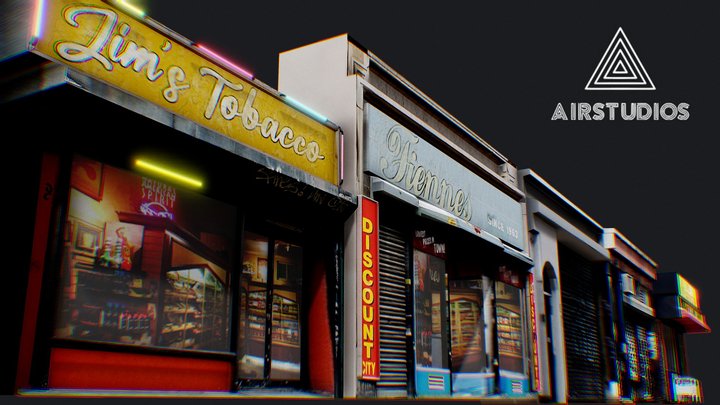 Store-front 3D models - Sketchfab