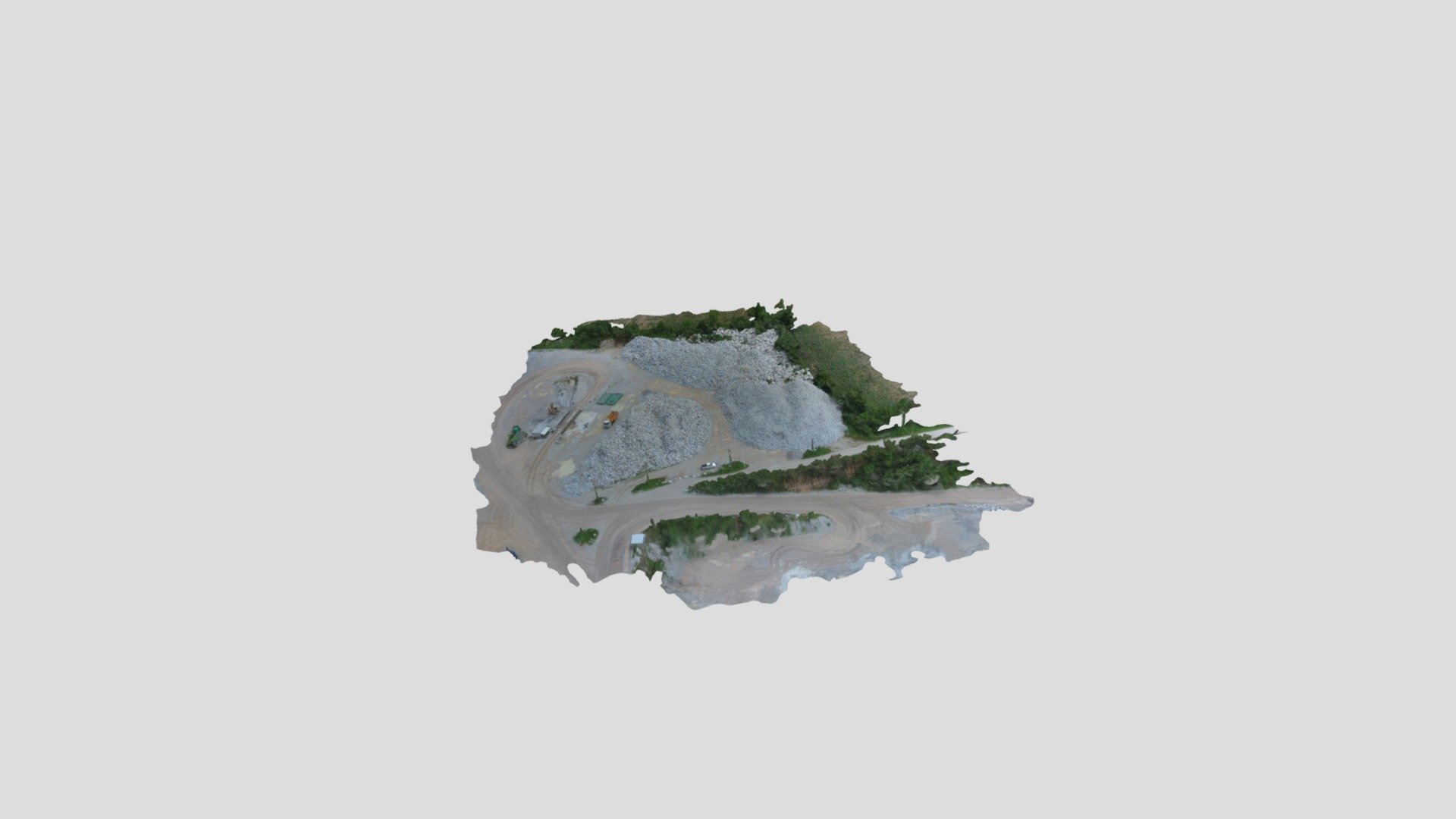 Rock Stockpile No. 1 & 2 at Quarry - 3D model by Marillion [0056ebe ...
