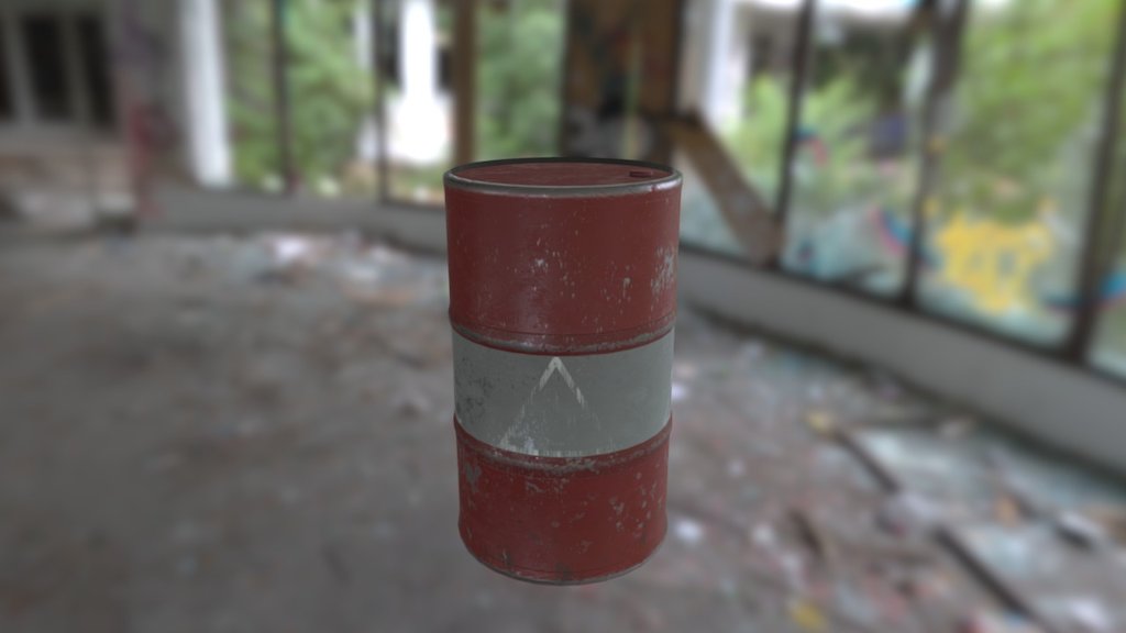 Fire Barrel - 3D model by Edward Rosen (@Hex_Insanity) [0058e87 ...