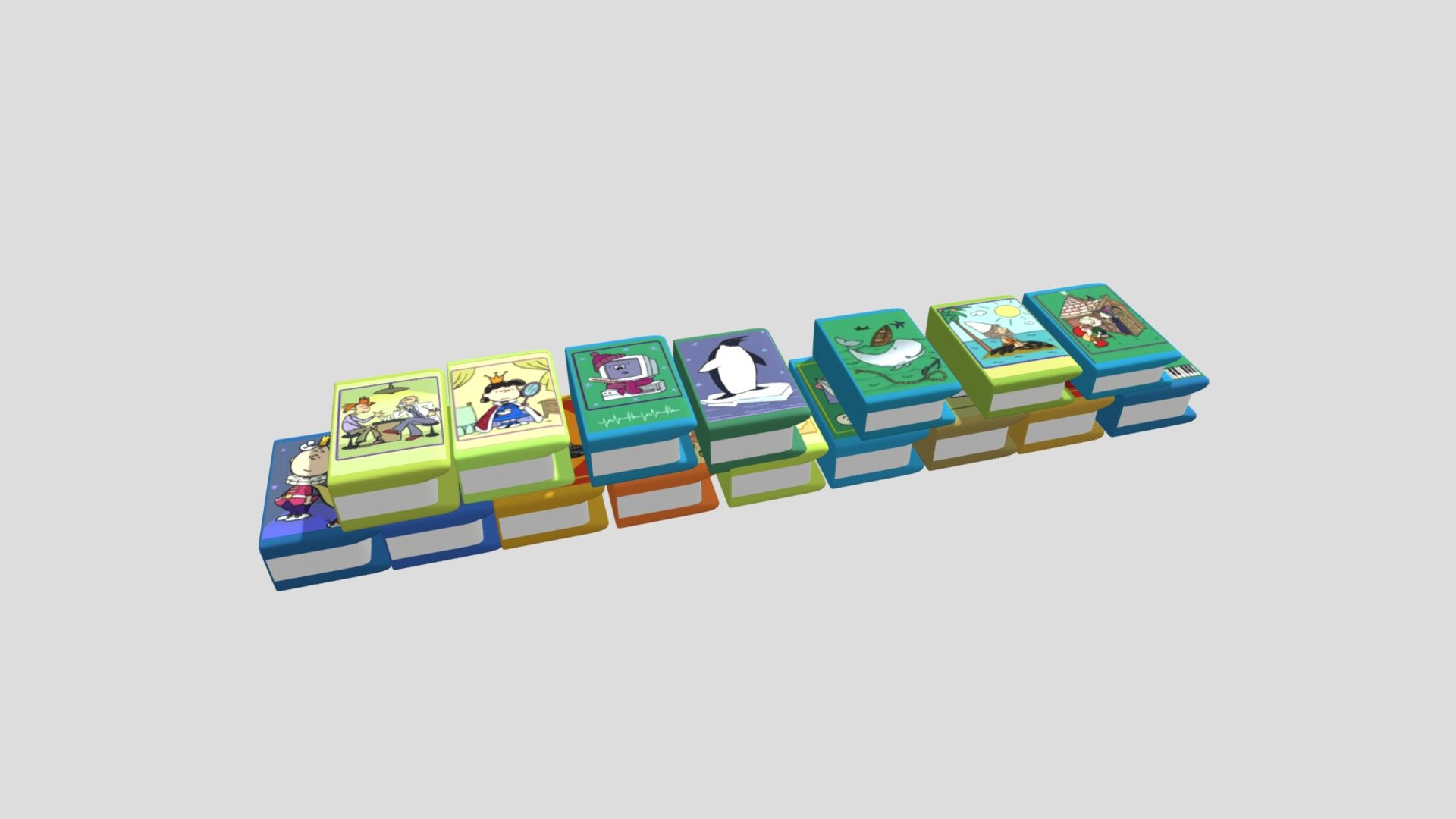 Books (Peanuts) (Updated) - Download Free 3D model by Janice Emmons ...