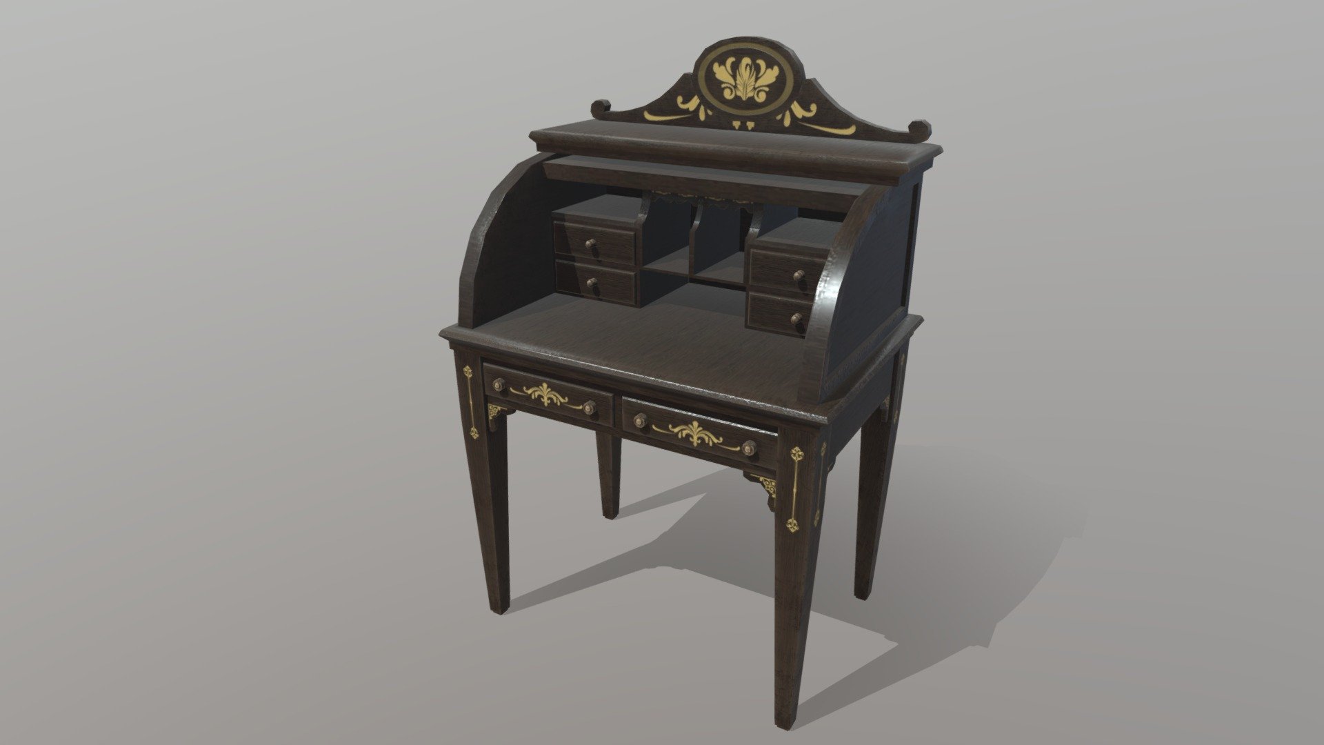 Mini Desk - Buy Royalty Free 3D model by digikstudio [005b472 ...
