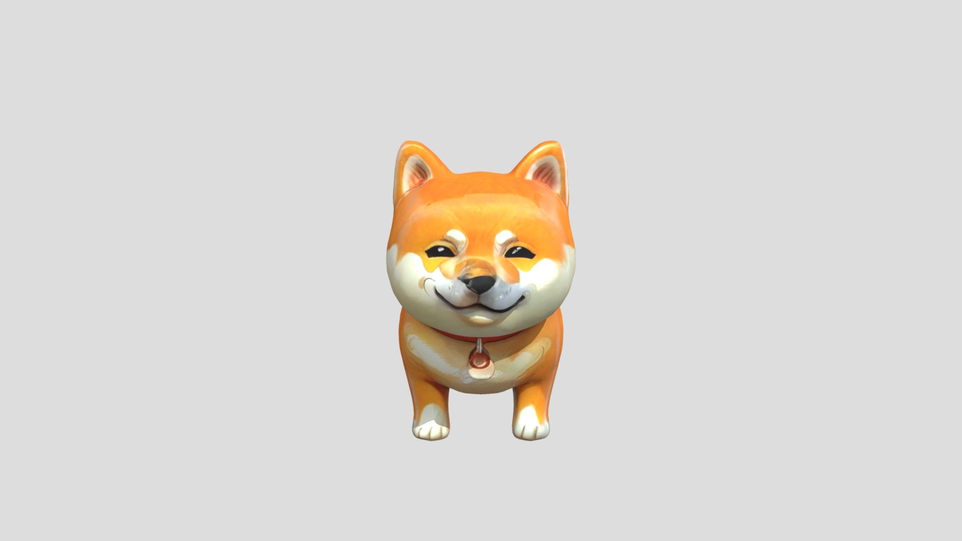 Smiling Shiba Inu - Download Free 3D model by laycloudz [005eb4a ...