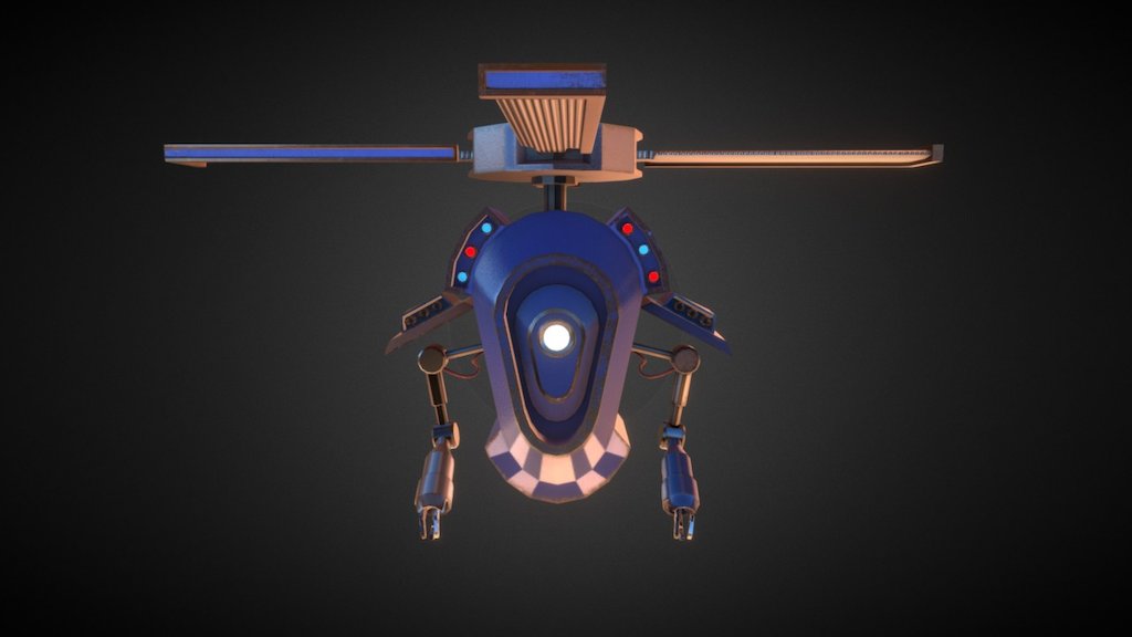 Security Bot - 3D model by Vaughan.Staehr [005f2f0] - Sketchfab