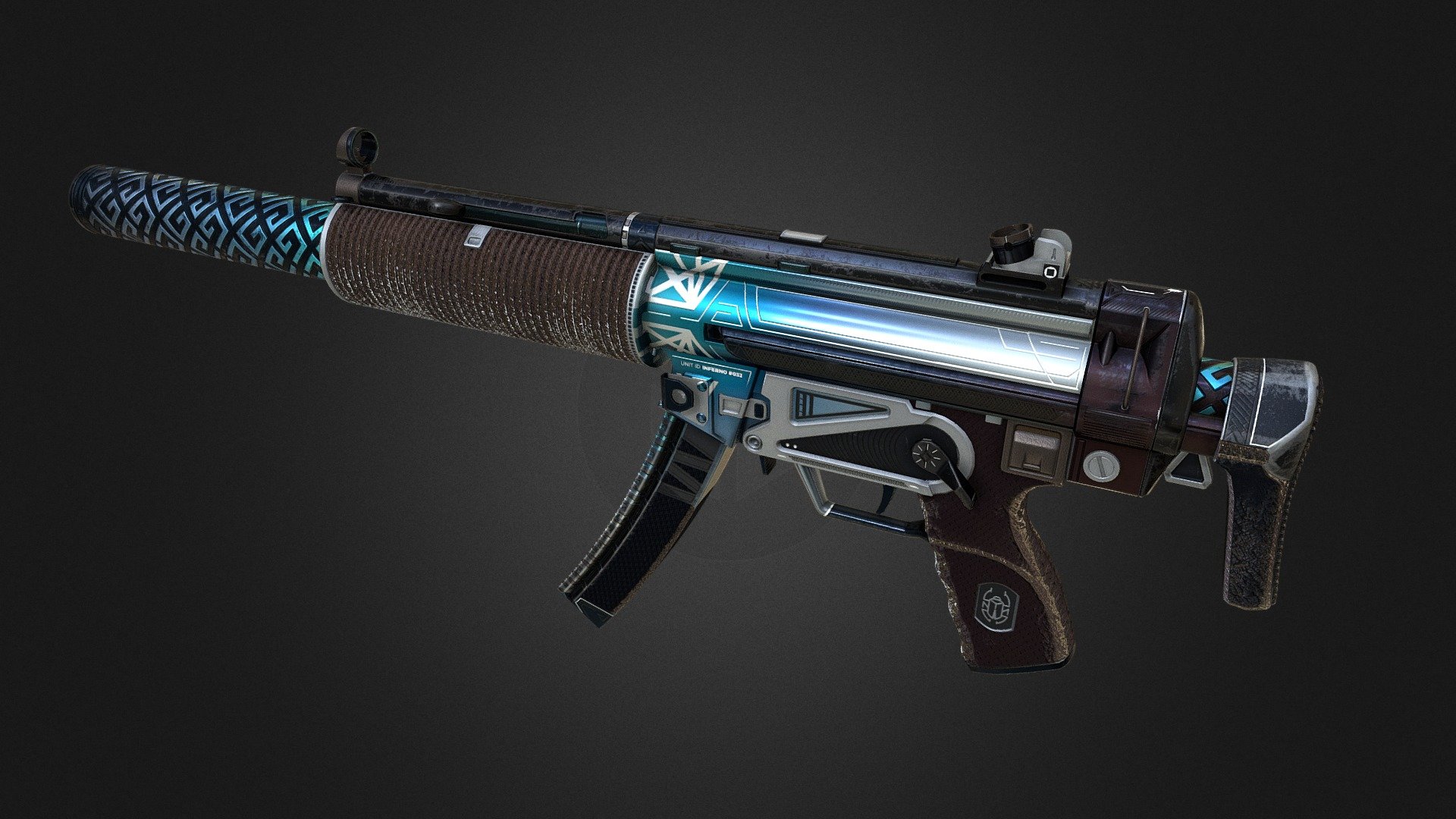 MP5 - Icebite [WIP] - 3D model by tanapta [0062e23] - Sketchfab