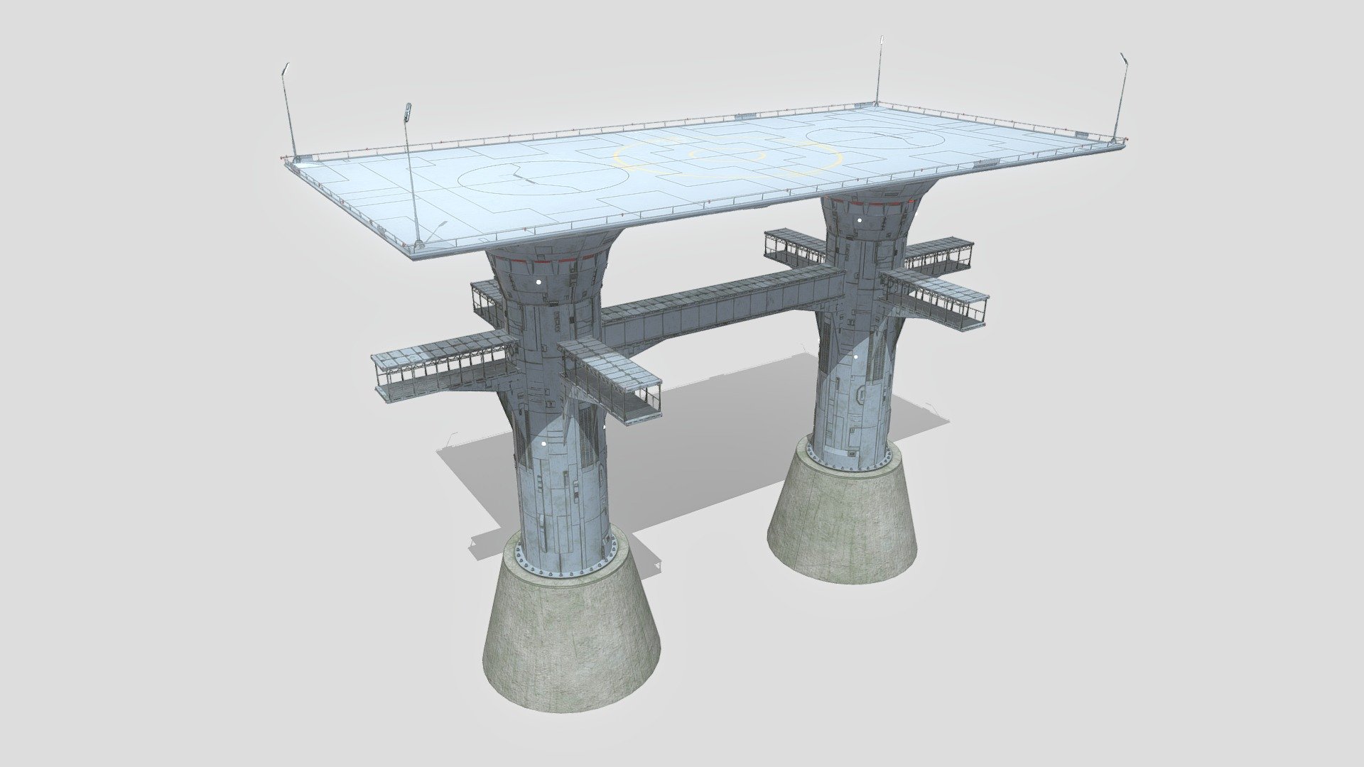 Star Wars Landing Platform - 3D model by tegnemaskin [006566c] - Sketchfab