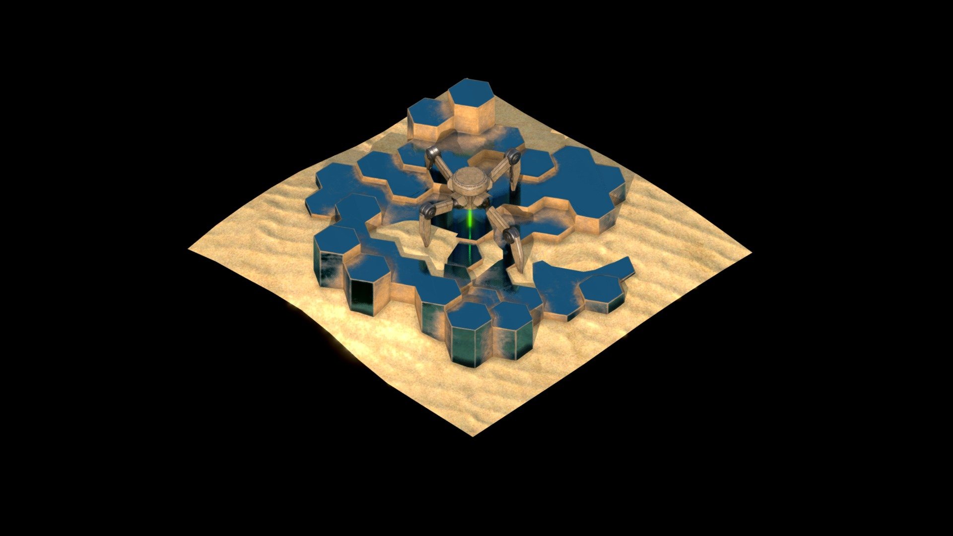 Hexarrain Bot Mining - 3D model by VidovicArts (@oshjavid) [00666d9 ...