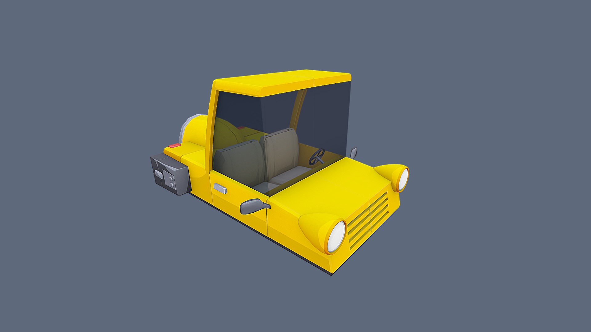 Toon Car - 3D model by Luciano O. Mollo (@LM3D) [0066b53] - Sketchfab