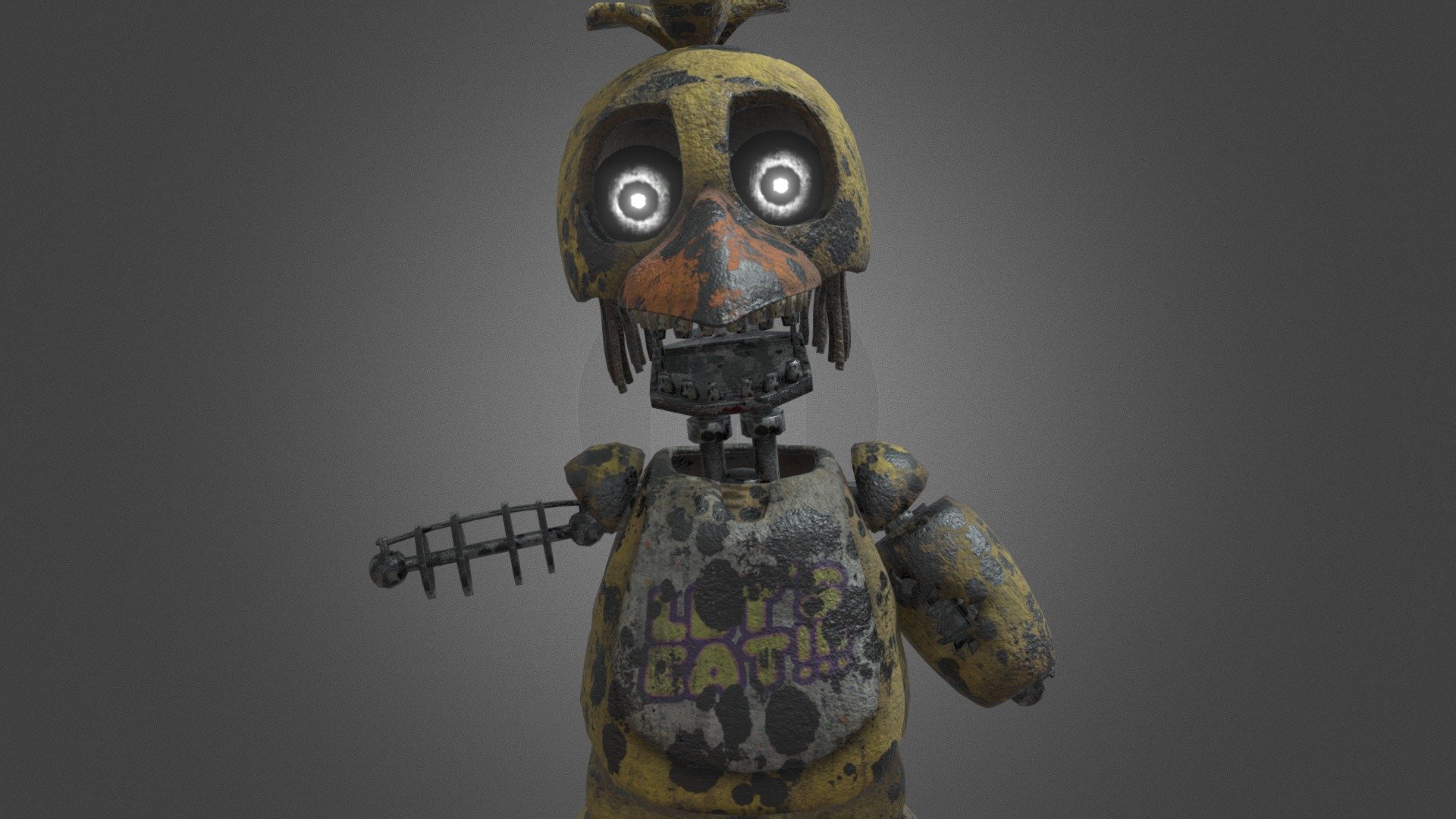 TJOC Reignited Ignited Chica 2020 Recreation - Download Free 3D model ...