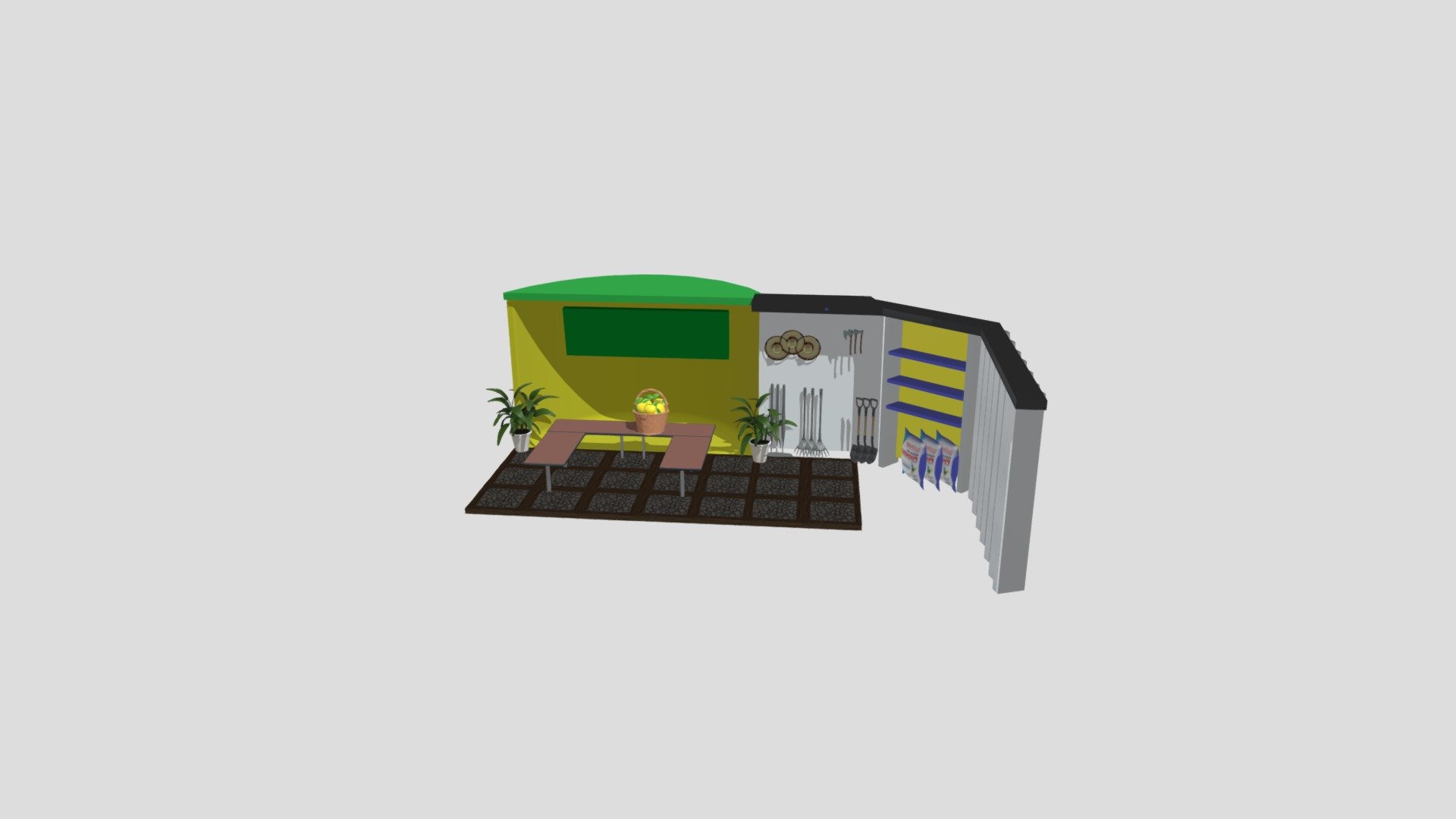 Booth Smart Farm - 3D model by andayaniselvi05 [006764f] - Sketchfab