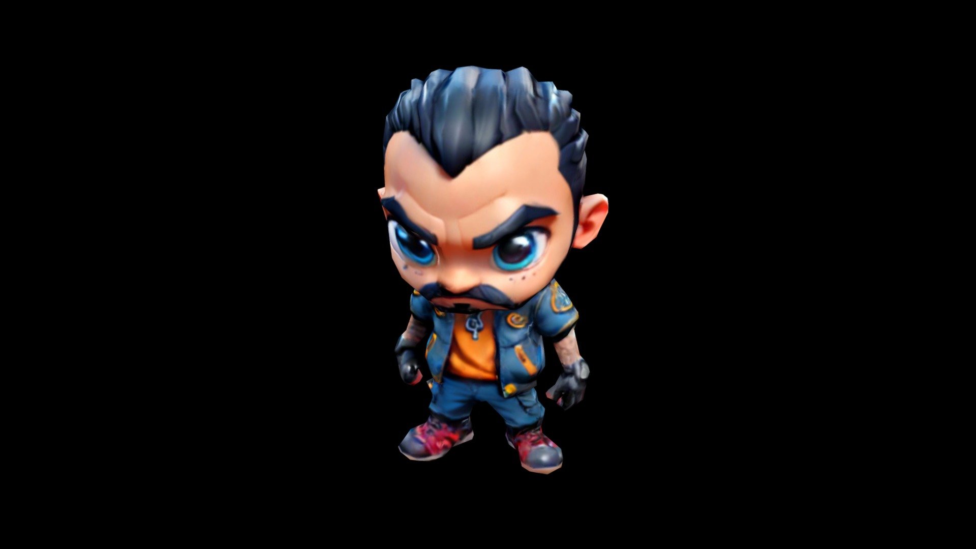 Character Zack, a 3D cartoon character with inte - Download Free 3D ...