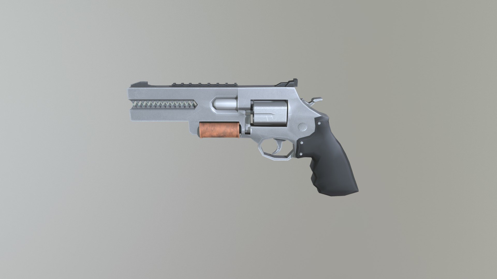 Gauss Revolver - 3D model by Phoxe [0068597] - Sketchfab