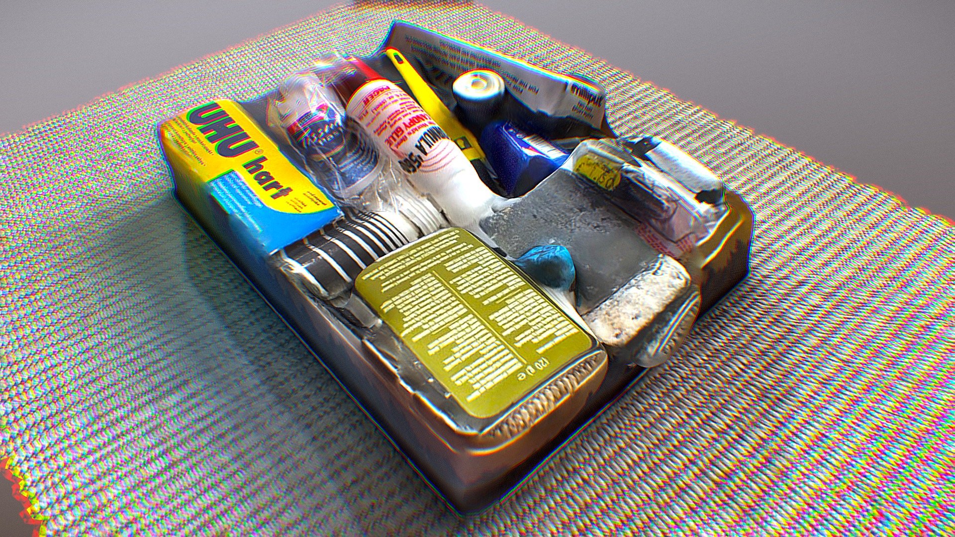 Box of modelling materials - 3D model by Florian Stephens ...